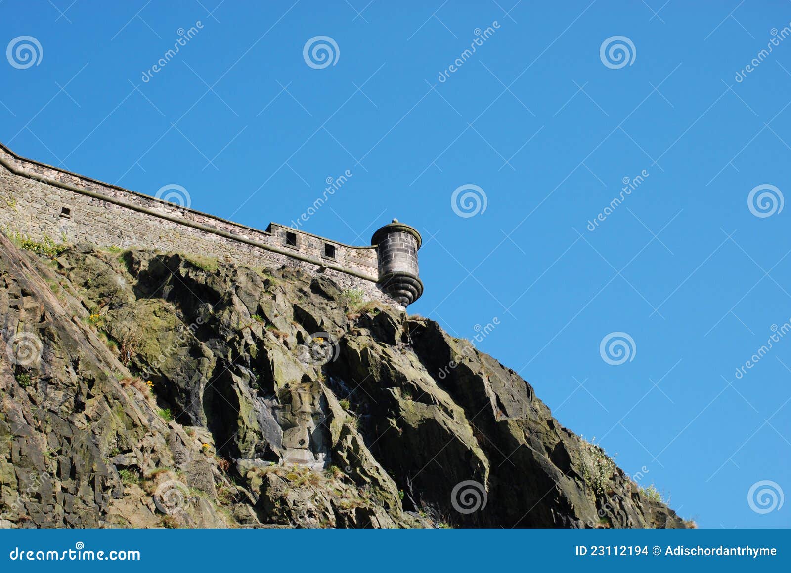 Ramparts stock photo. Image of cliff, castle, turret - 23112194