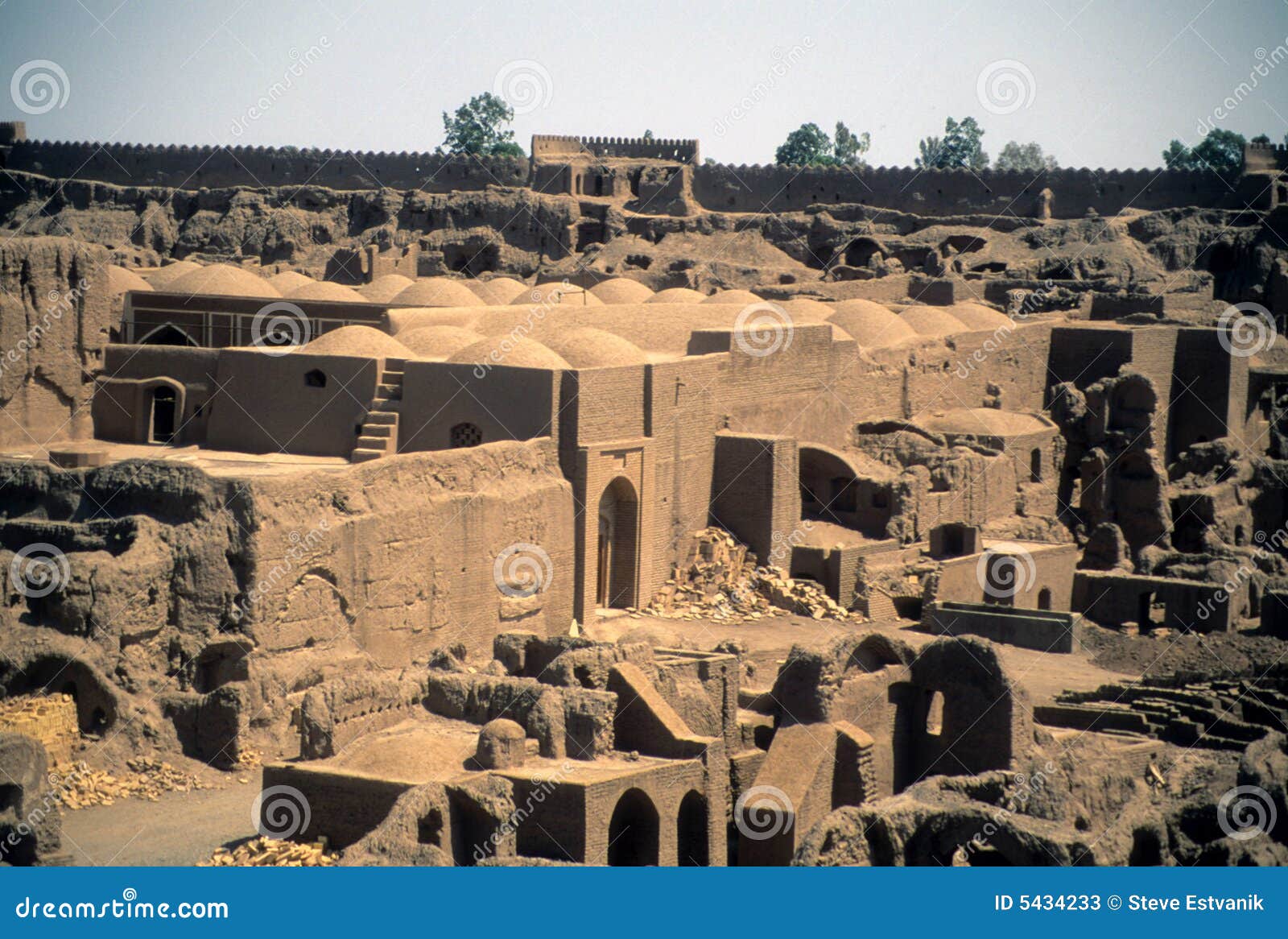 Ramparts and buildings stock image. Image of walls, tower - 5434233