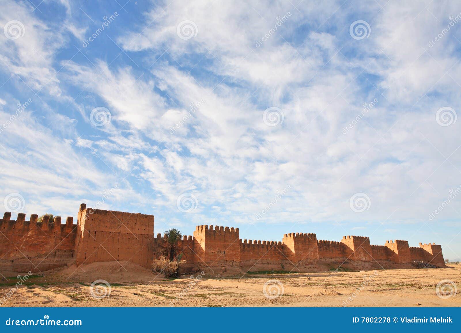 Ramparts of Taroudant stock photo. Image of defense, exterior - 7802278