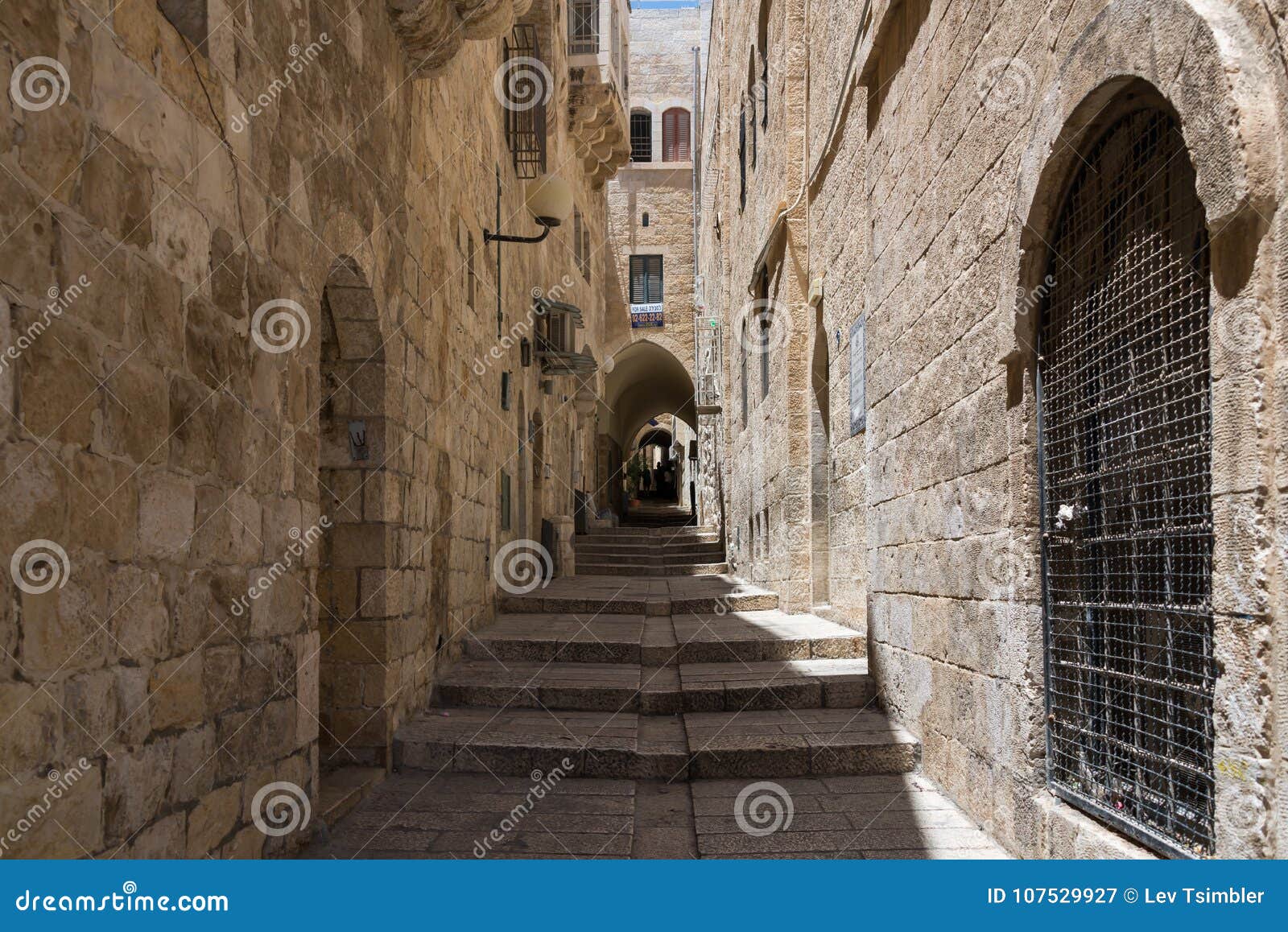 Ramparts Walk, With The Tower Of David Citadel, In Jerusalem Royalty ...