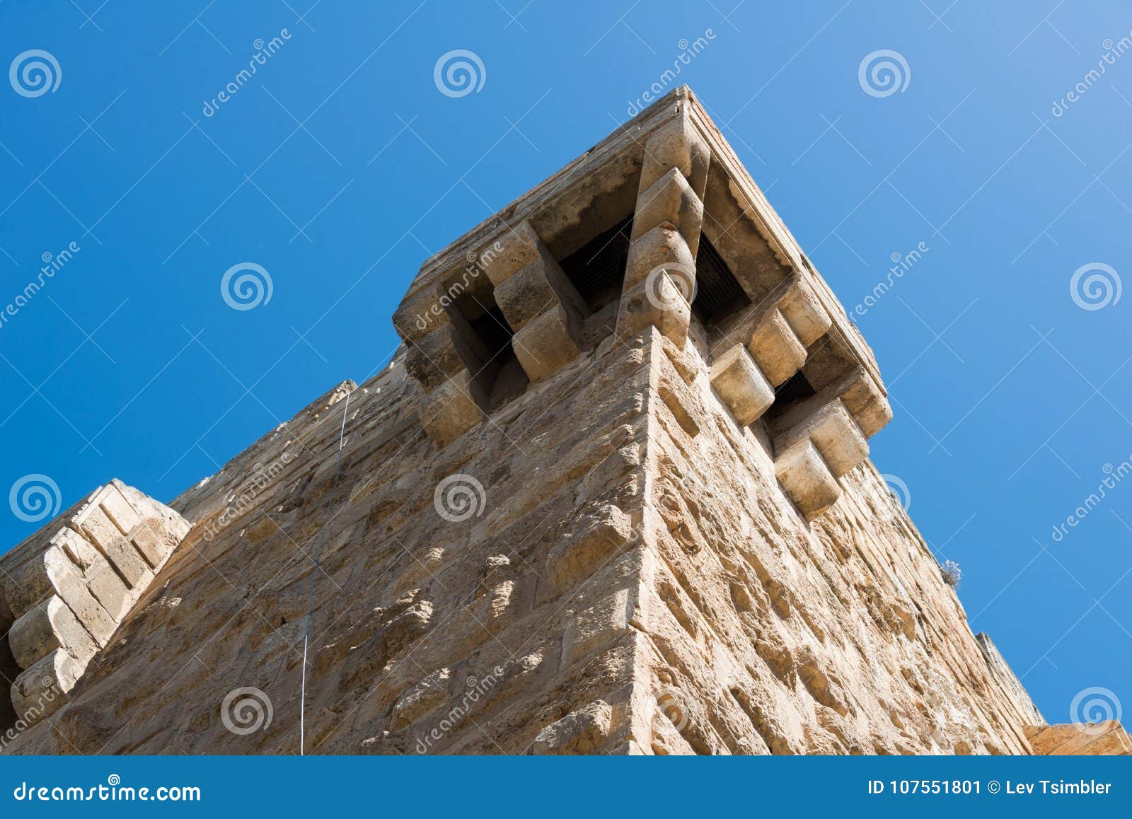 At the Ramparts Walk in Jerusalem Stock Image - Image of ancient, city ...