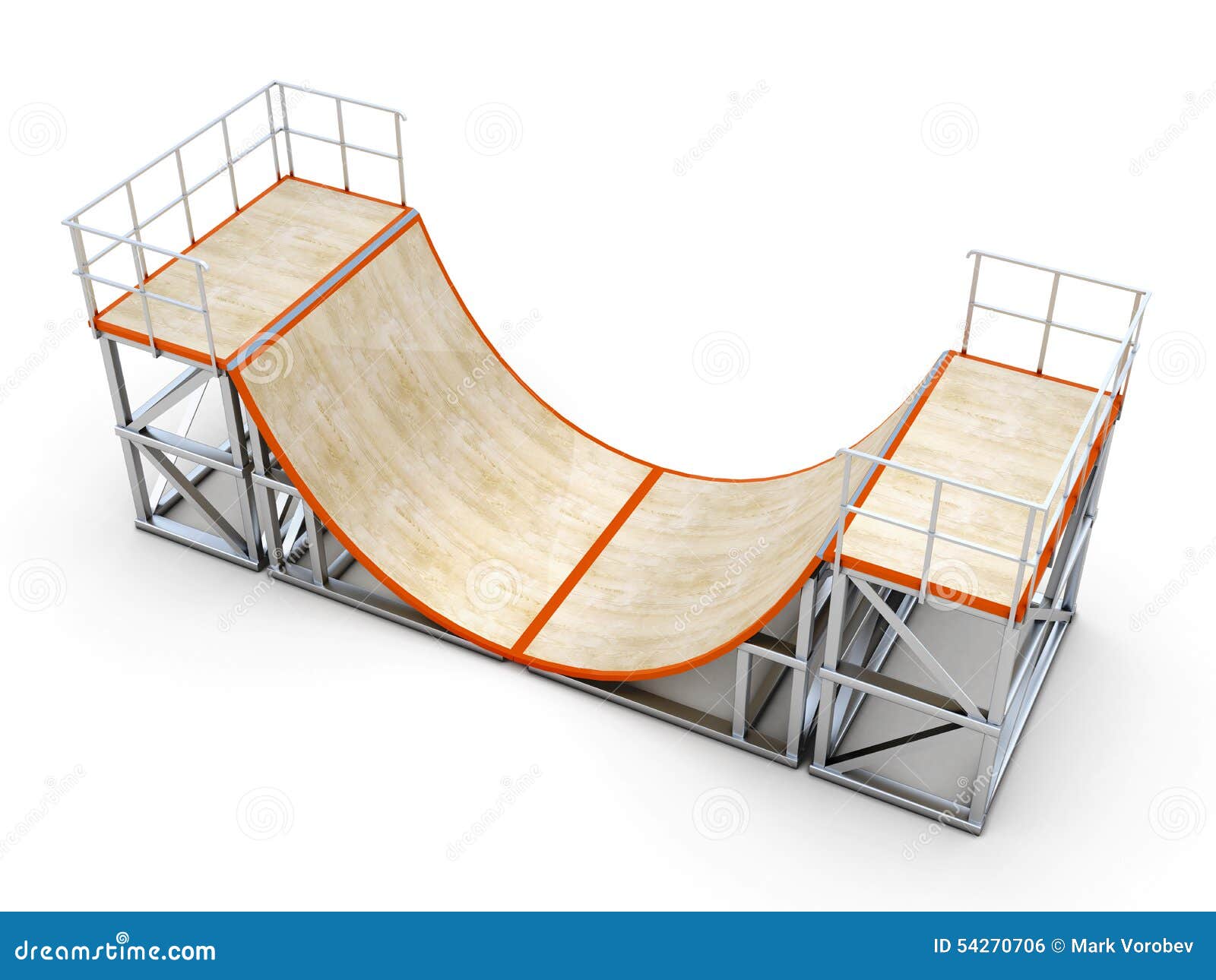 Ramps stock illustration. Image of half, facility, extreme - 54270706