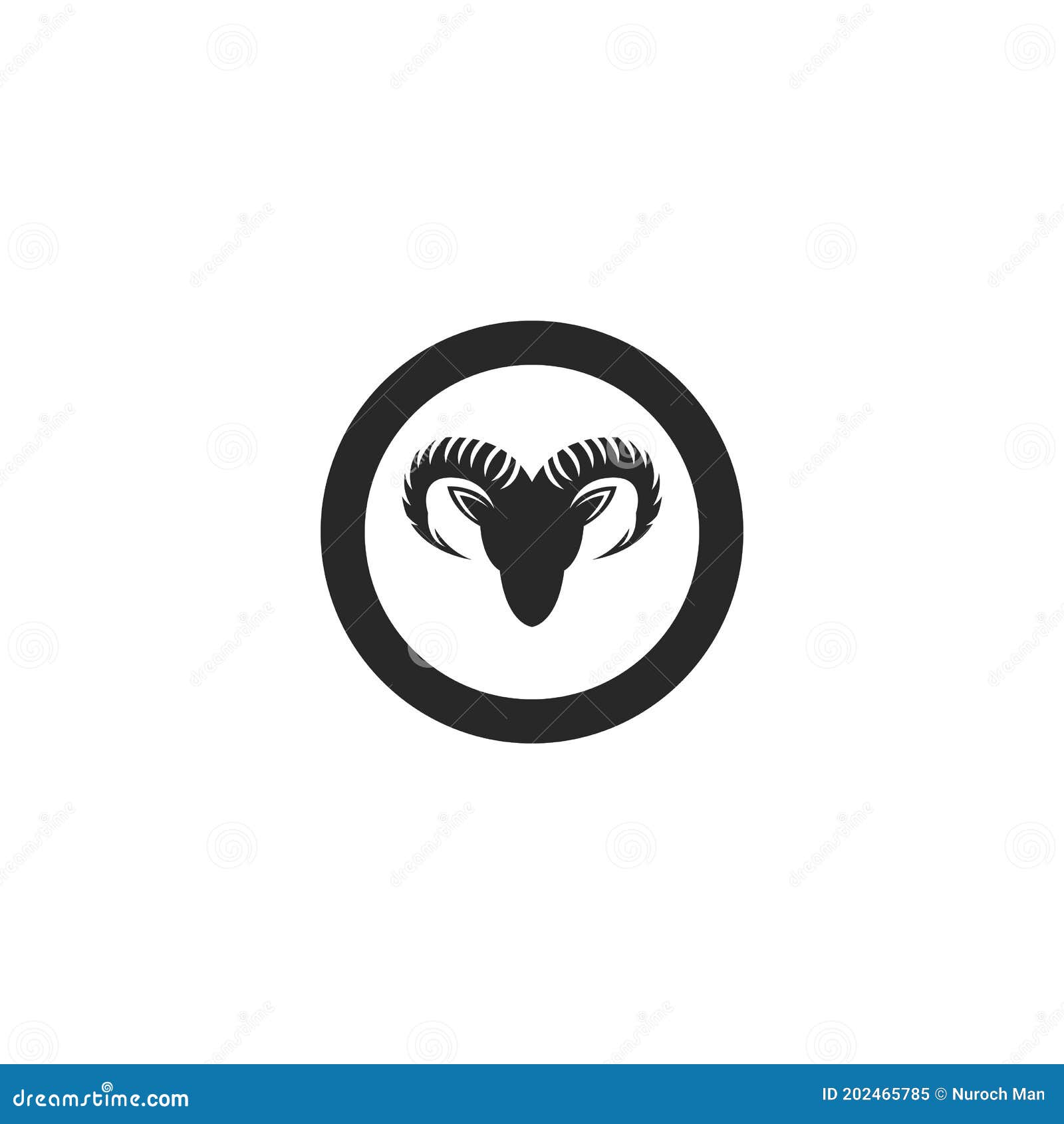 Ram Animal Head Logo