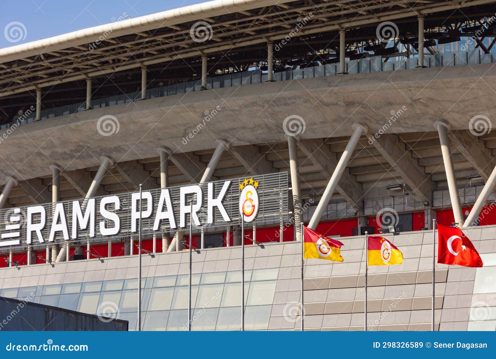 Rams Park Aka Galatasaray Stadium in Istanbul. Editorial Stock Image ...