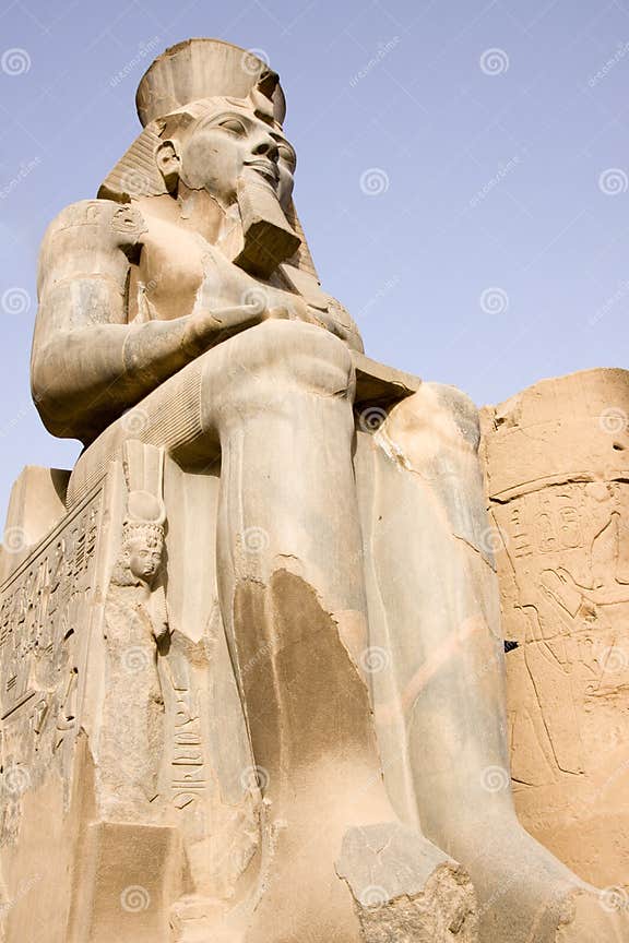 Ramses statue stock photo. Image of dusk, pylon, africa - 15576536