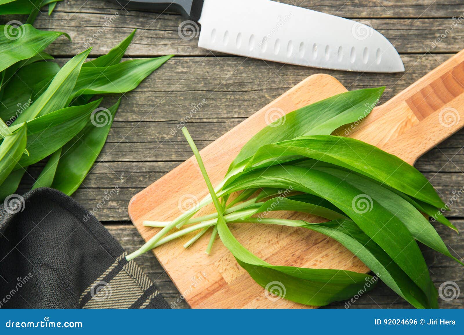 Ramson or Wild Garlic Leaves Stock Photo - Image of eating, plant: 92024696