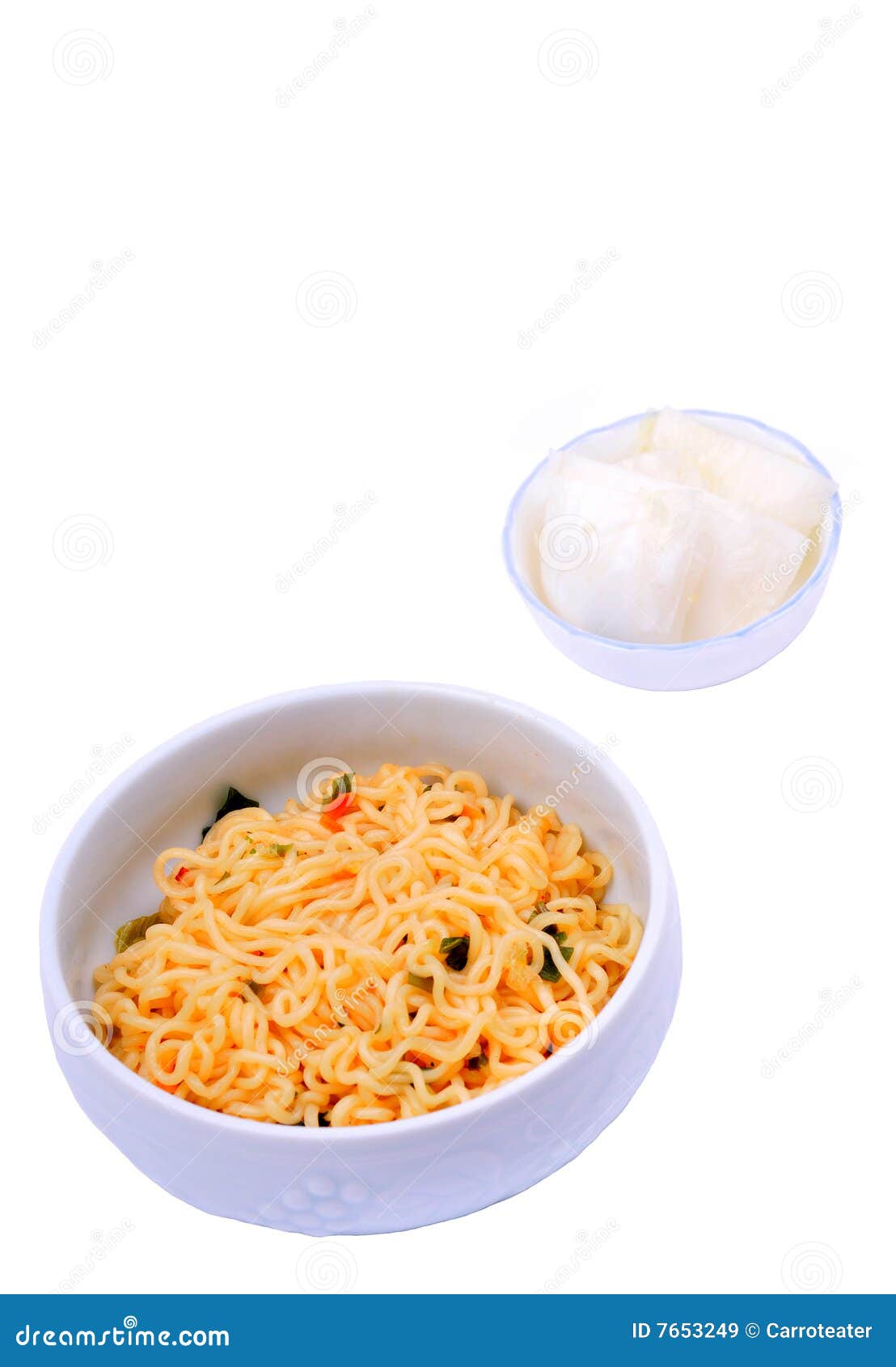 Ramyon noodle stock image. Image of noodle, korean, white - 7653249
