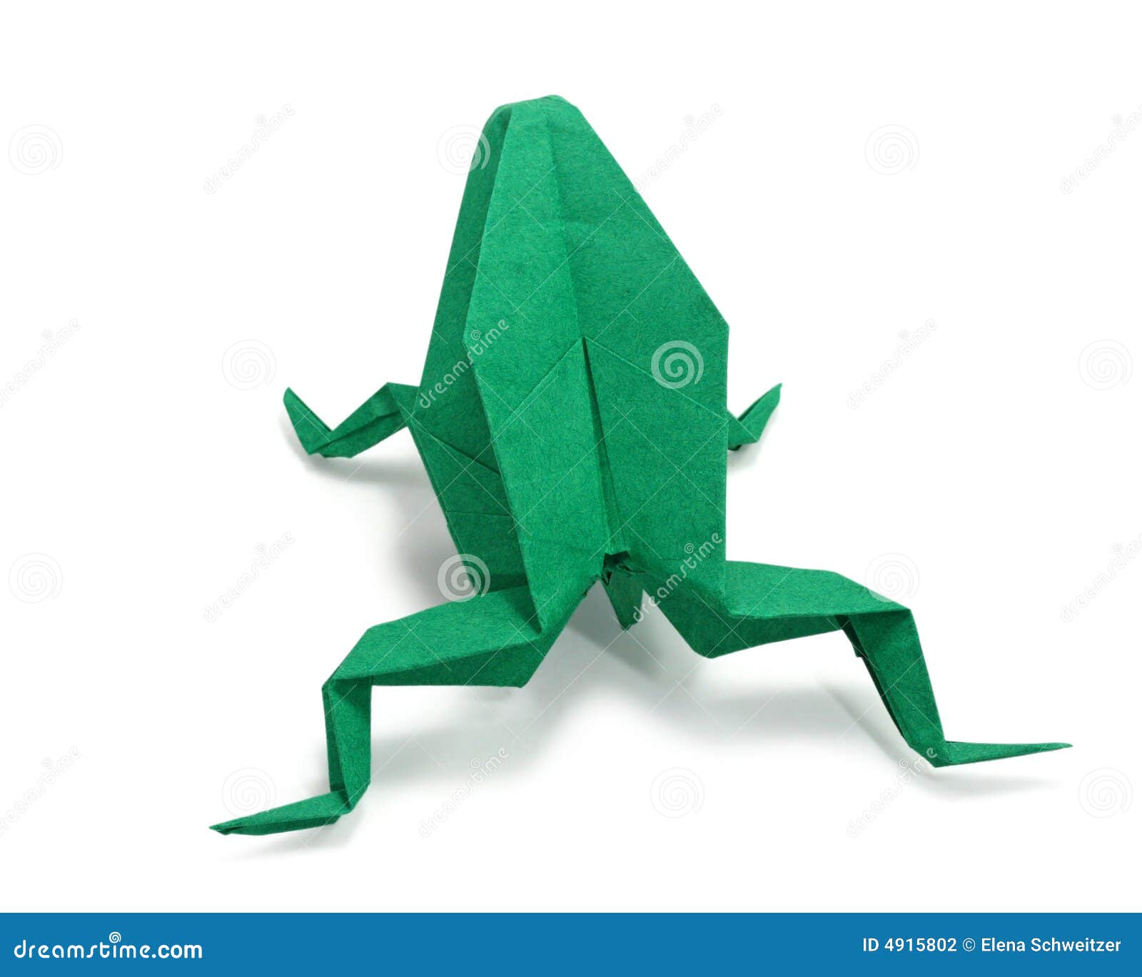 Rana de Origami foto de archivo. Imagen de papel, coloreado - 4915802