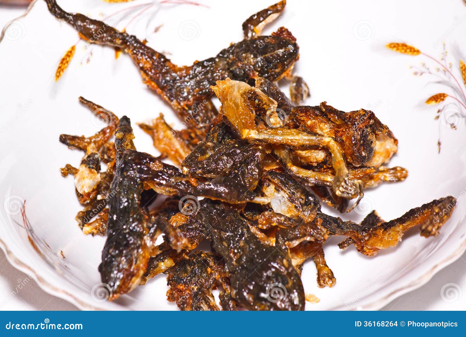 Rana frita foto de archivo. Imagen de mantequilla, producto - 36168264