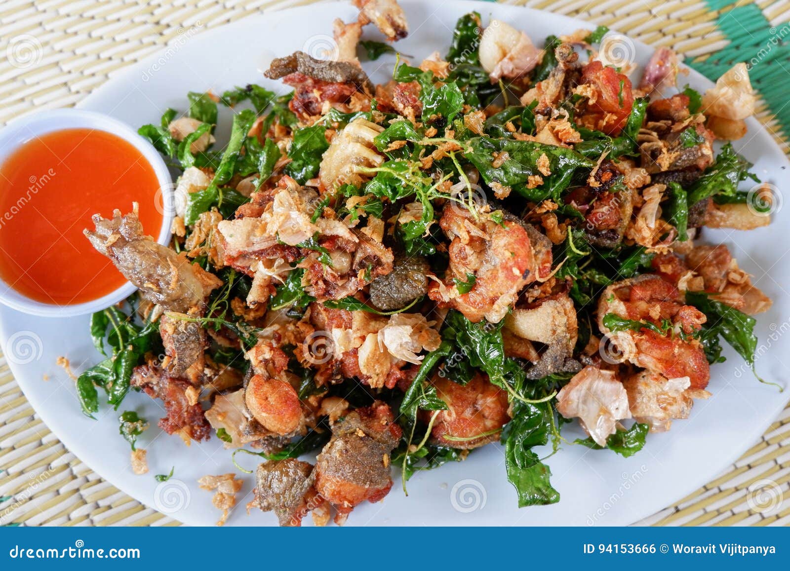 Rana frita foto de archivo. Imagen de almuerzo, aperitivo - 94153666