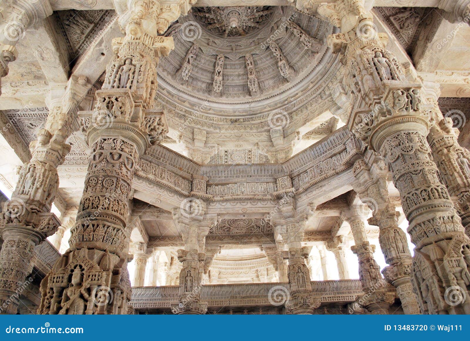 Ranakpur Jain Temple, Rajasthan. Stock Photo - Image of belief ...