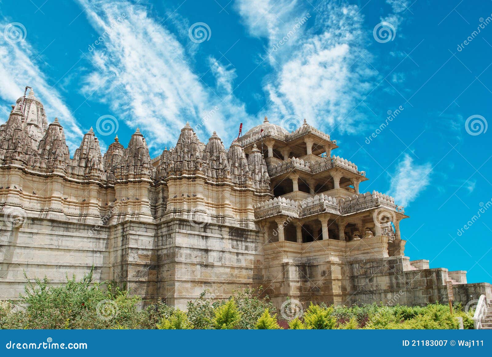 Ranakpur temple stock image. Image of light, structure - 21183007