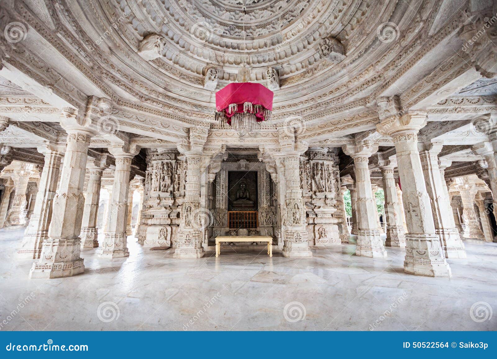 Ranakpur Temple interior stock photo. Image of heritage - 50522564