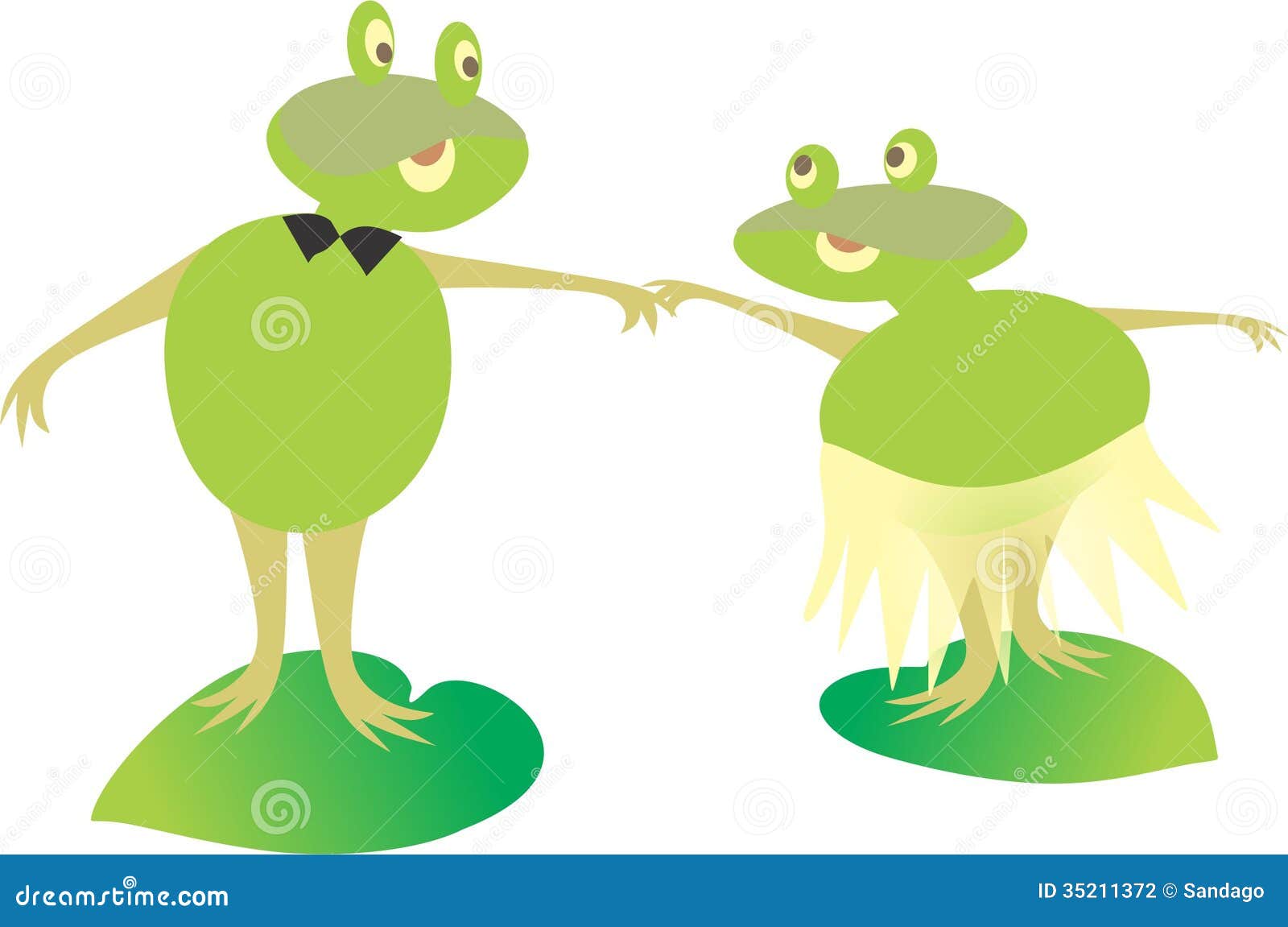 Ranas animadas ilustración del vector. Ilustración de ranas - 35211372