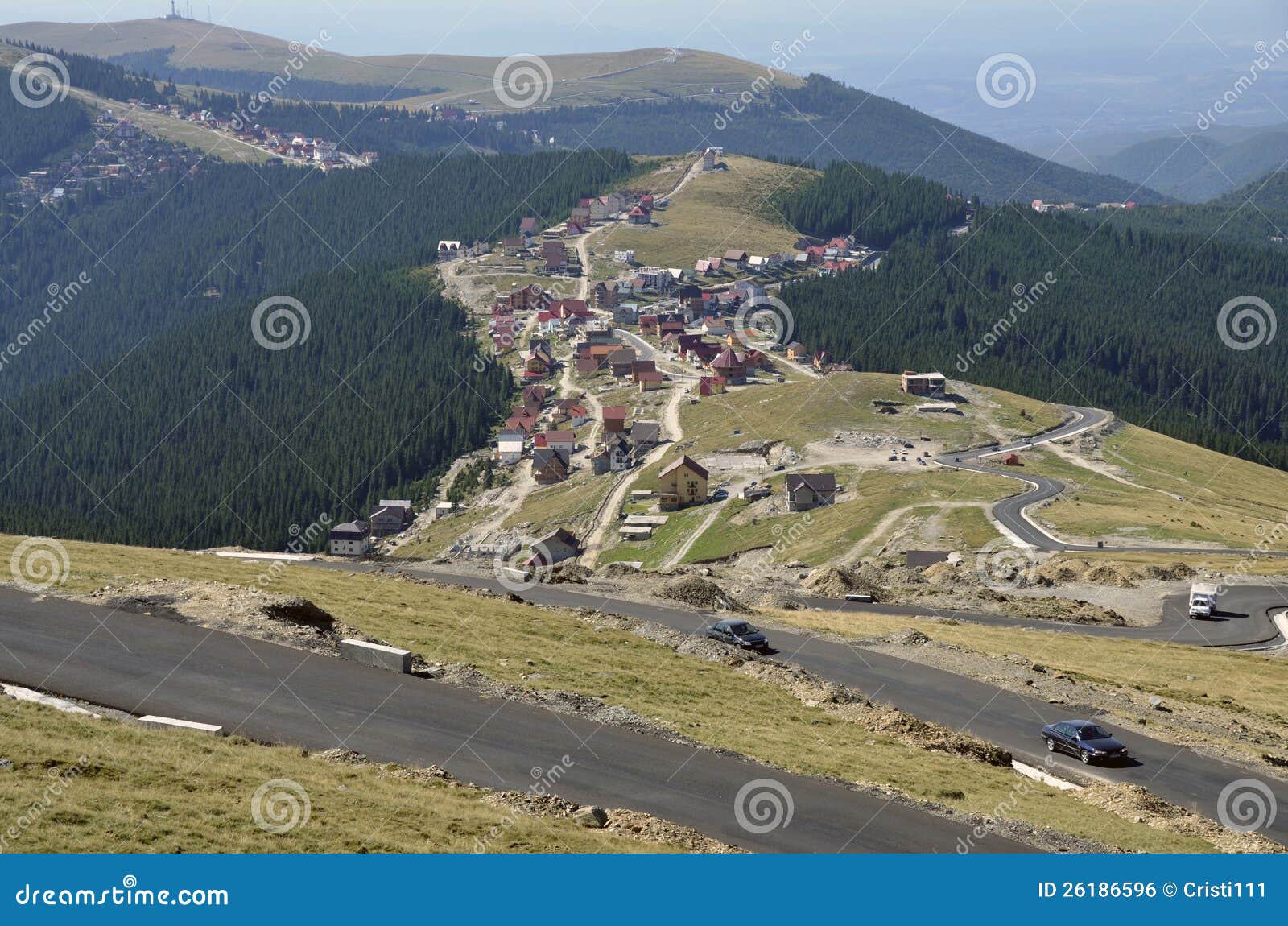 Ranca resort stock photo. Image of curves, driving, cloudy - 26186596