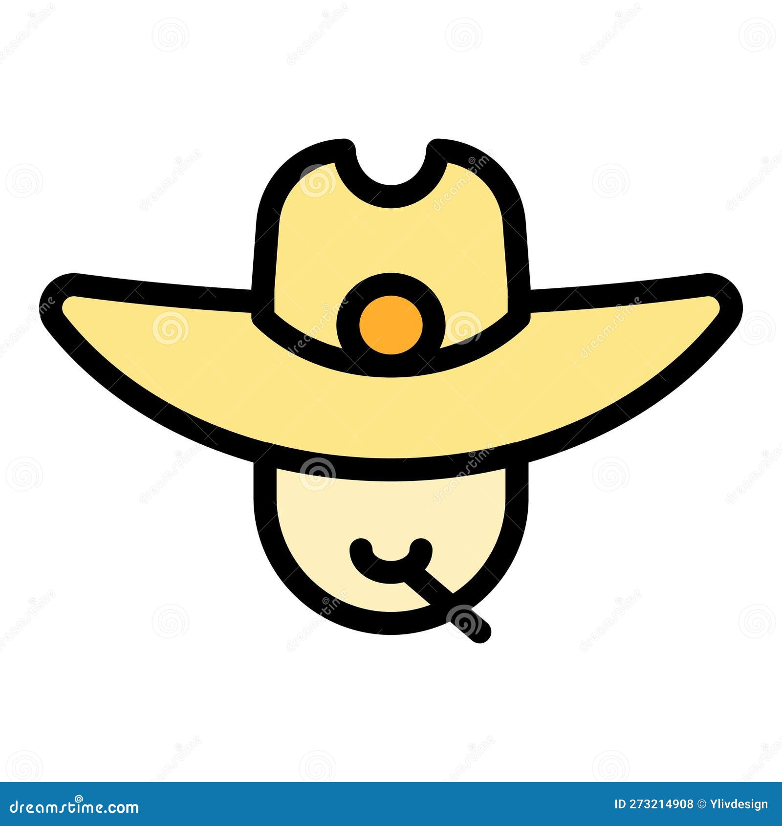 Cowboy Icon. Filled Cowboy Icon For Website Design And Mobile, App ...