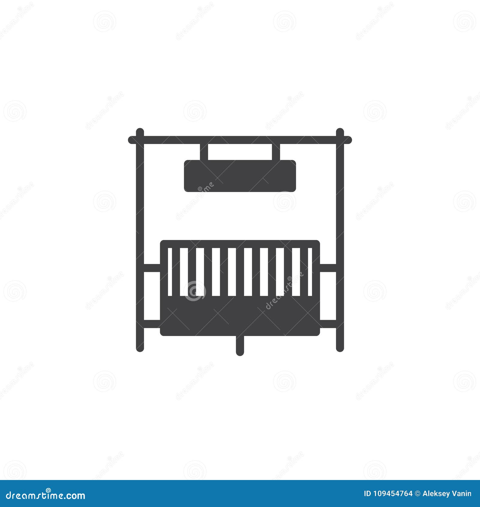 Ranch gate icon vector stock vector. Illustration of vector - 109454764