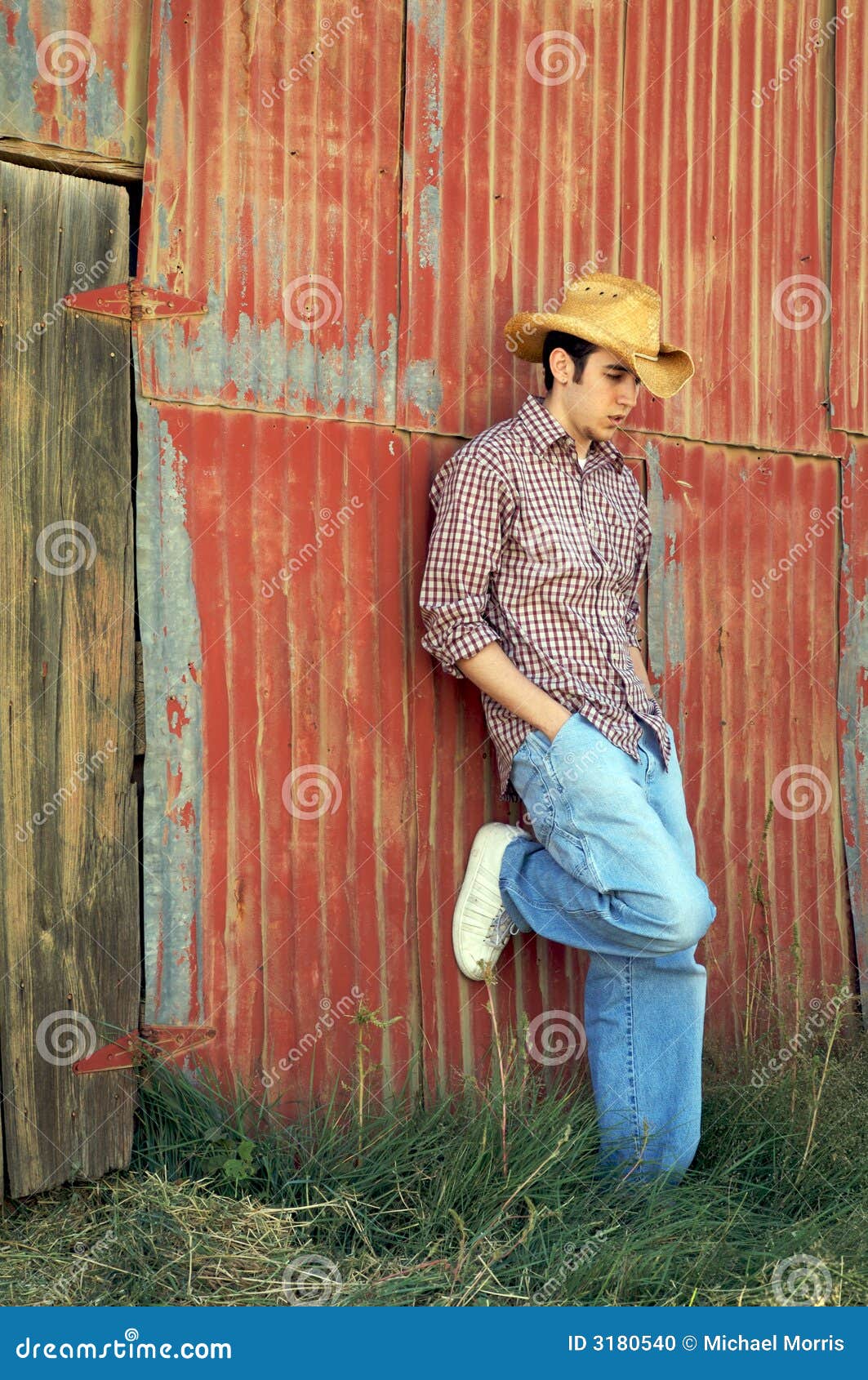Ranch Hand stock photo. Image of rust, barn, worker, straw - 3180540