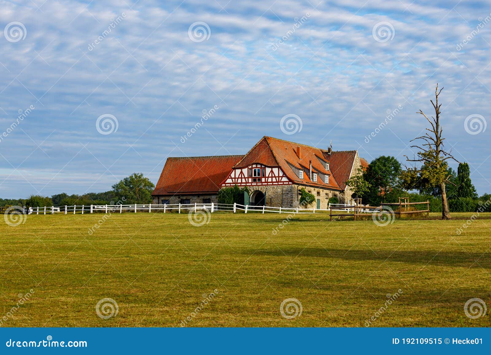 Ranch and Horse Farm at Herleshausen in Germany Editorial Image - Image ...