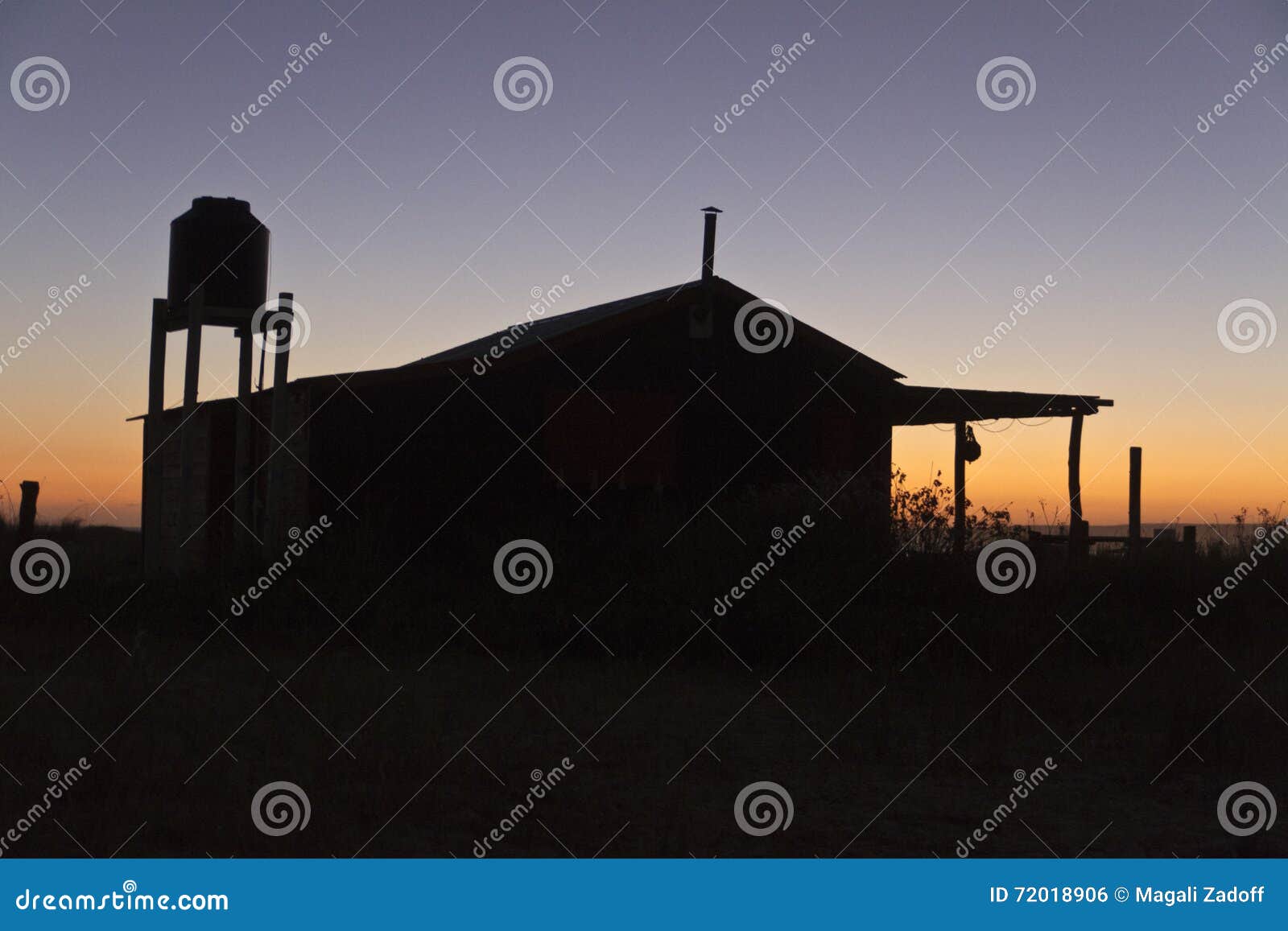 Ranch house at sunset stock photo. Image of ranch, options - 72018906