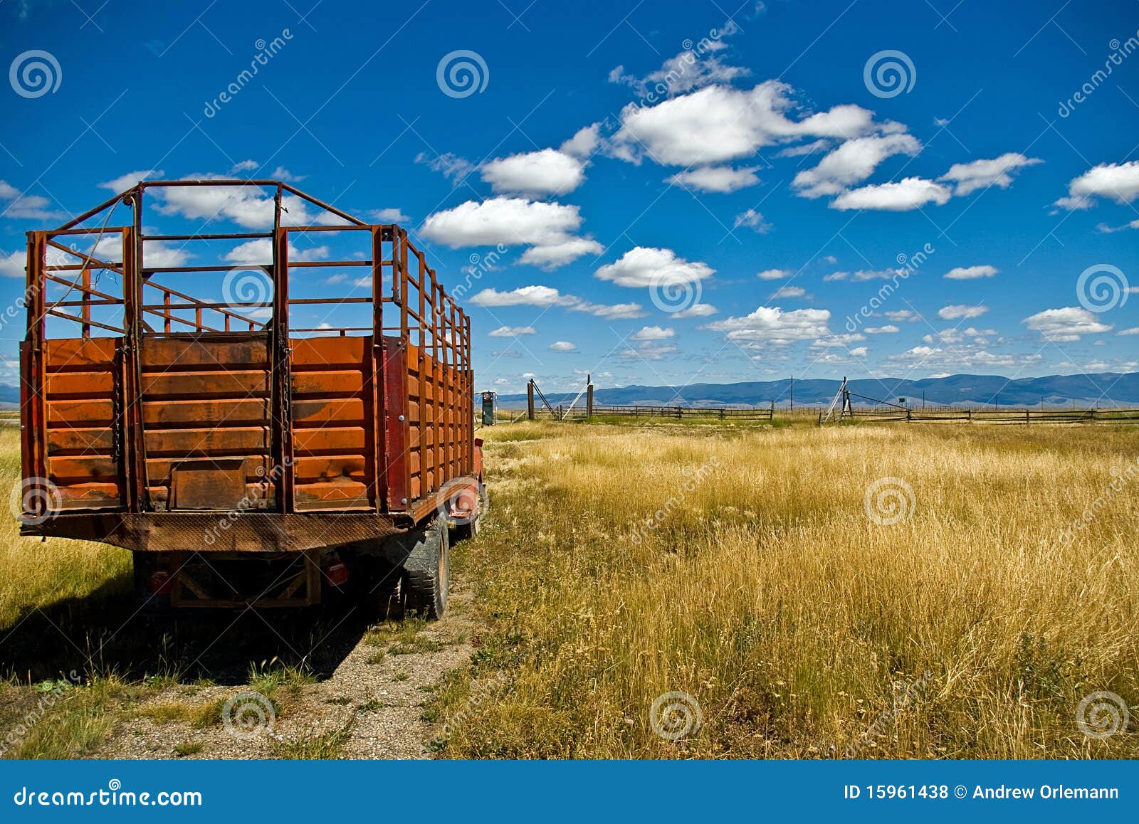 Ranch Truck stock photo. Image of ranch, landscape, field - 15961438