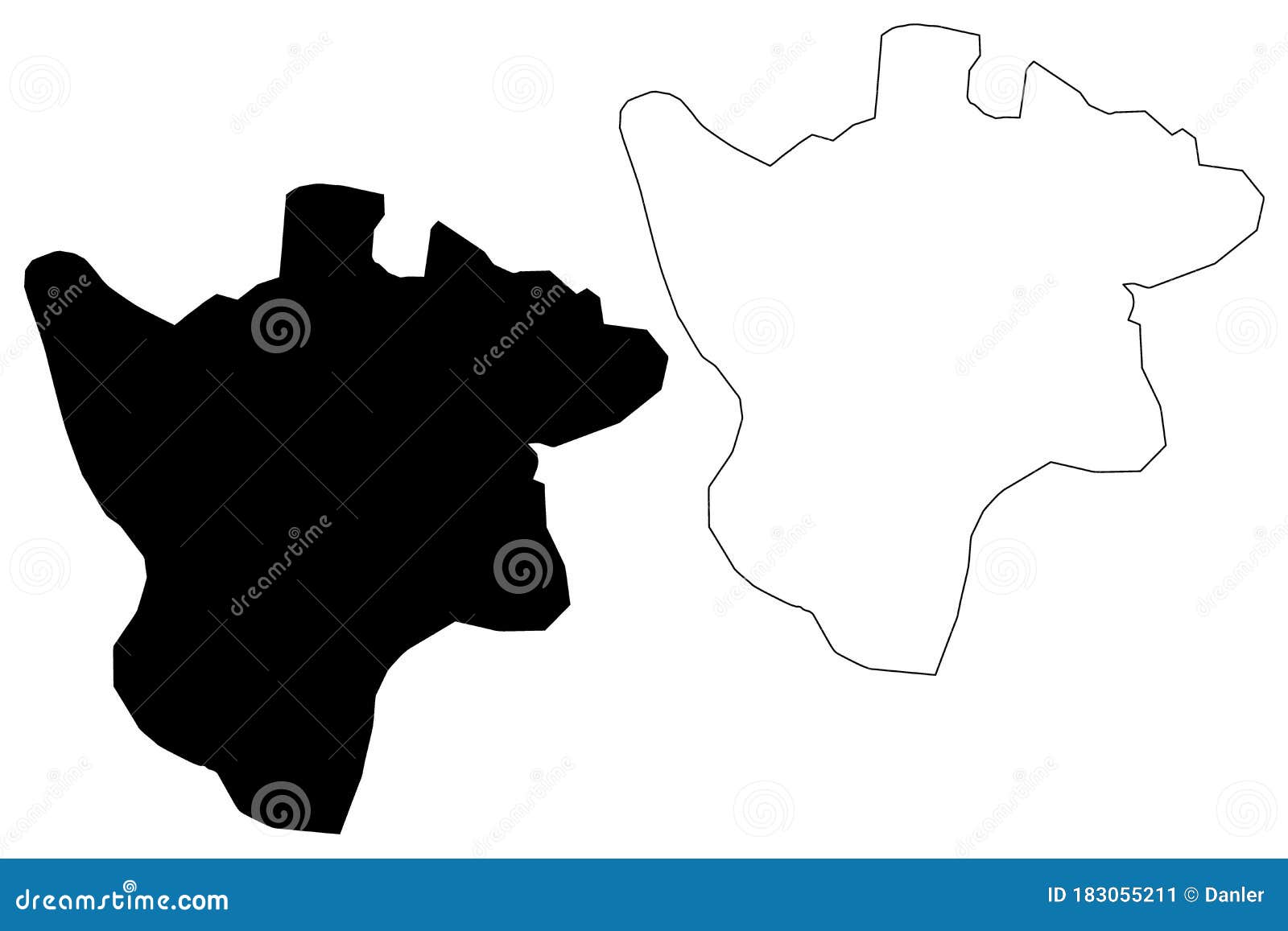 Ranchi City Republic of India, Jharkhand State Map Vector Illustration ...