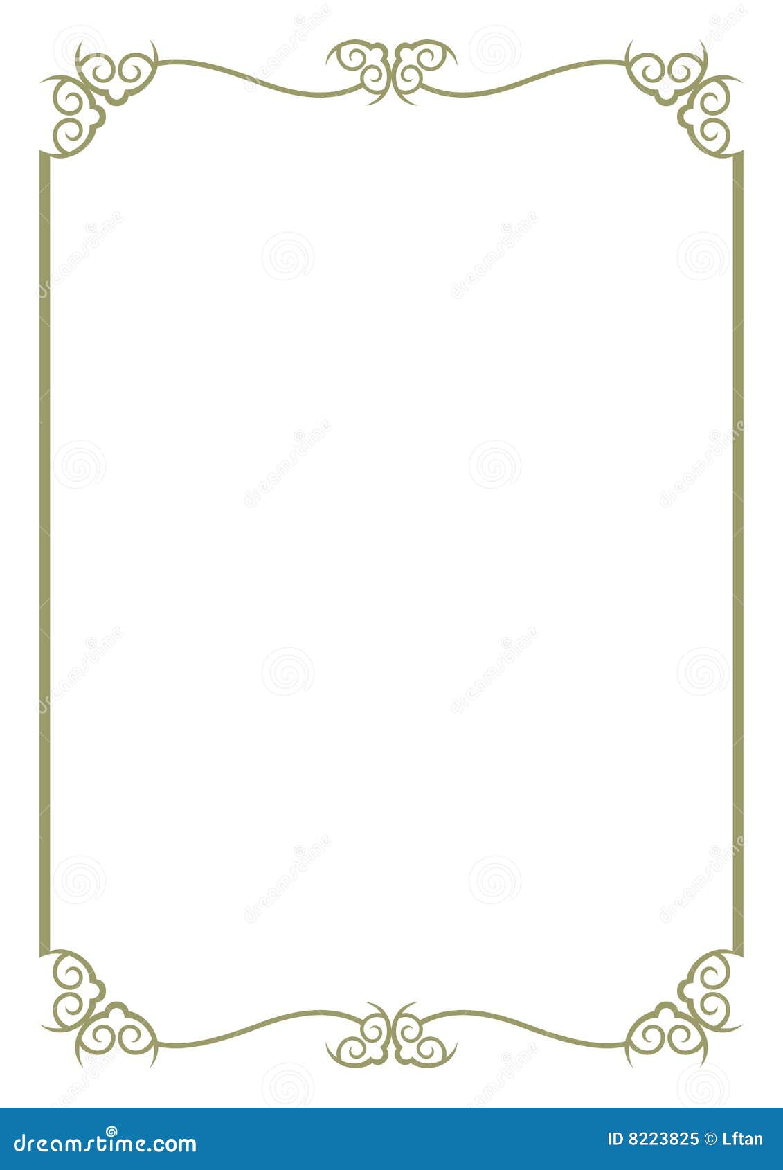 Rand vektor abbildung. Illustration von feld, muster, rand - 8223825