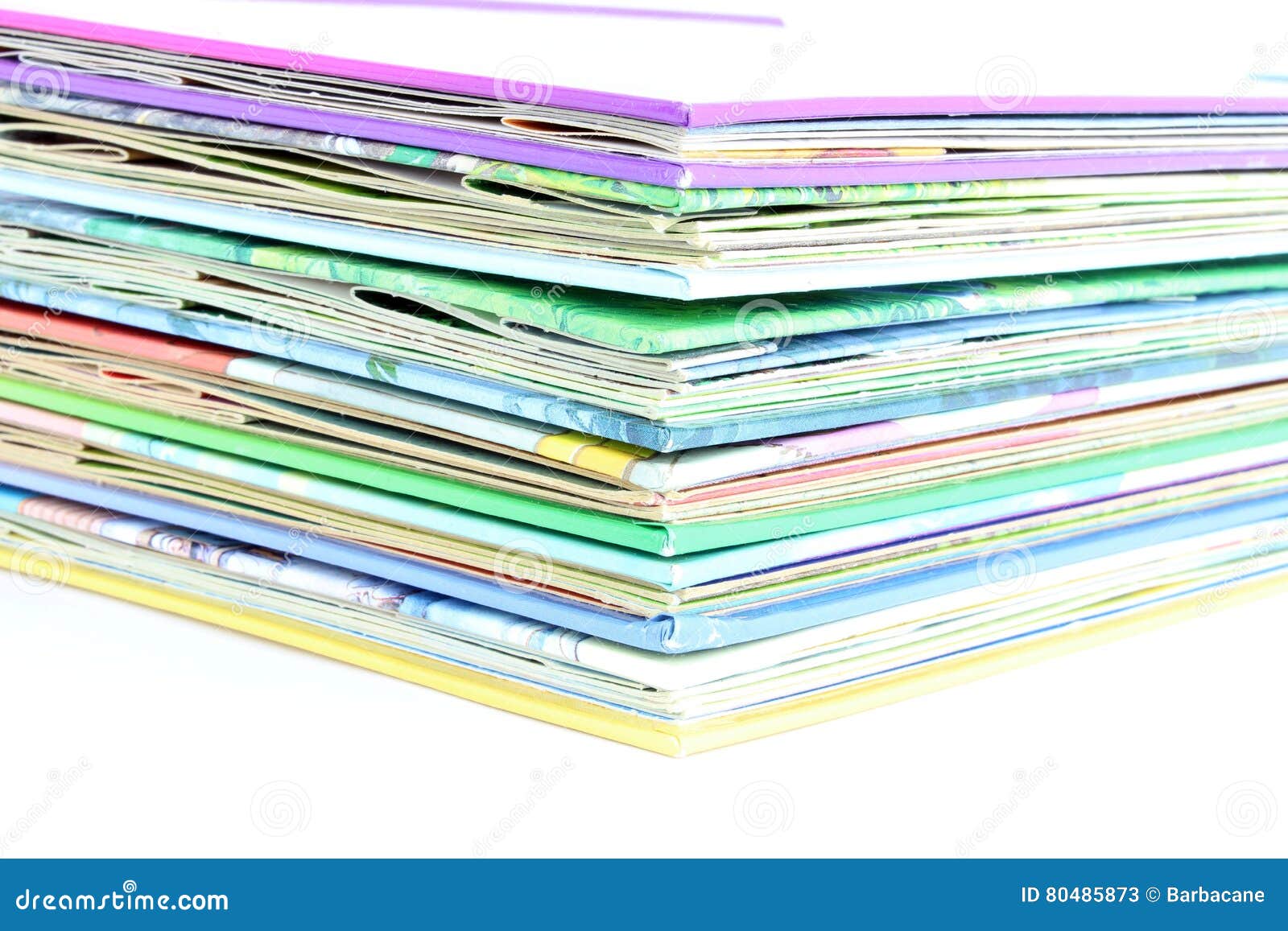 Rand Des Stapels Des Farbigen Papiers Stockbild - Bild von rand, stapel ...