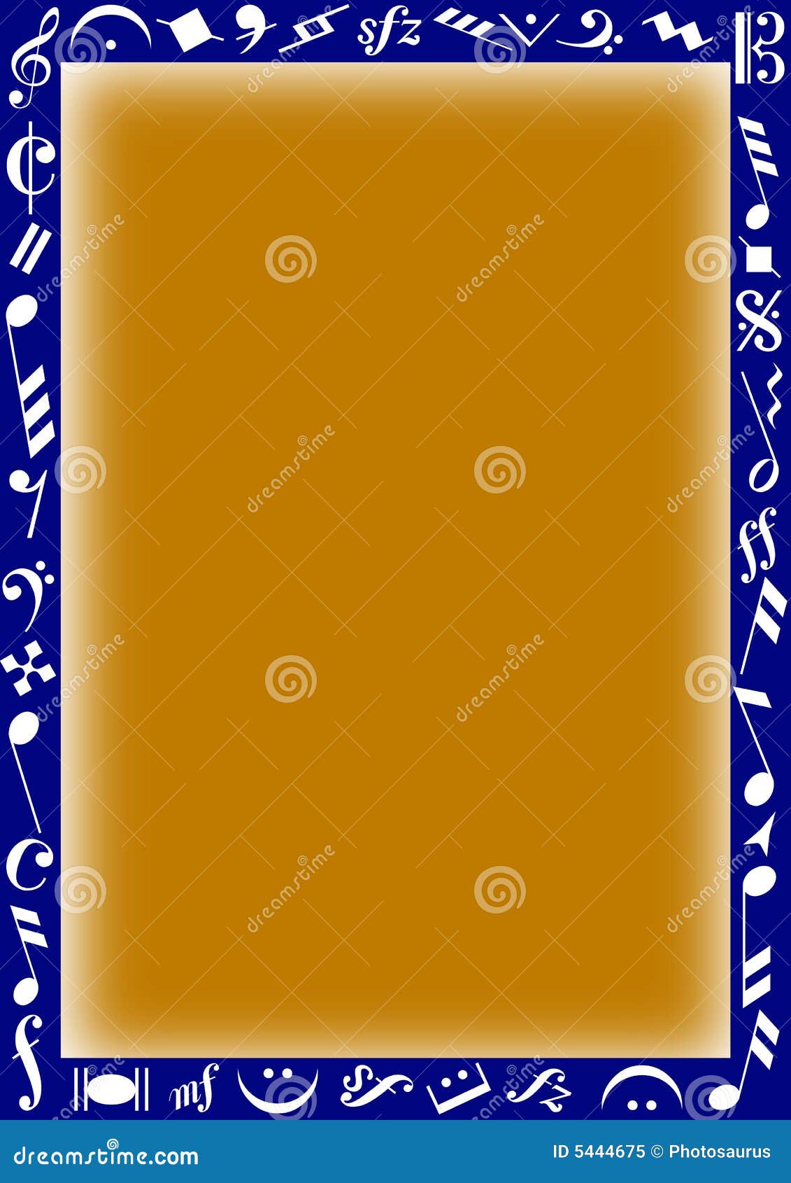 Rand mit Musikzeichen vektor abbildung. Illustration von hintergründe ...