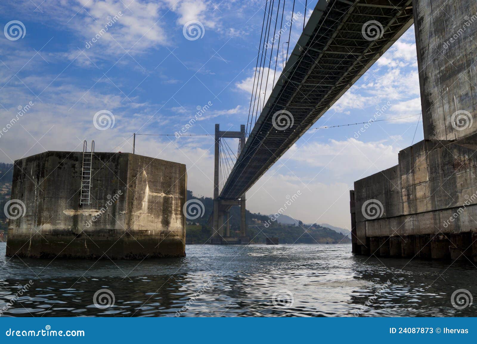 Rande Bridge stock image. Image of pillar, bridge, atlantic - 24087873