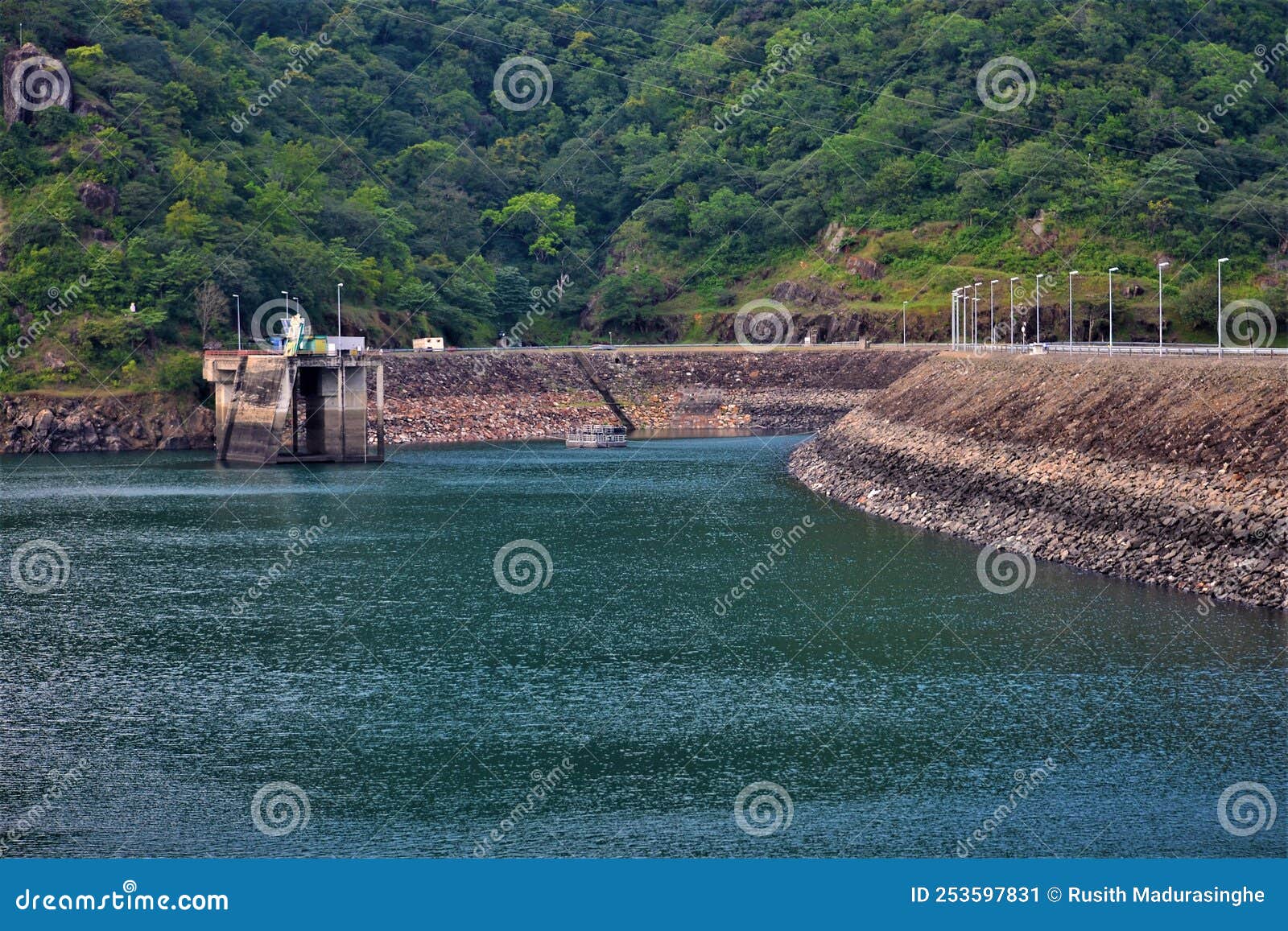 The Randenigala Dam is a Large Dam at Rantembe, in the Central Province ...
