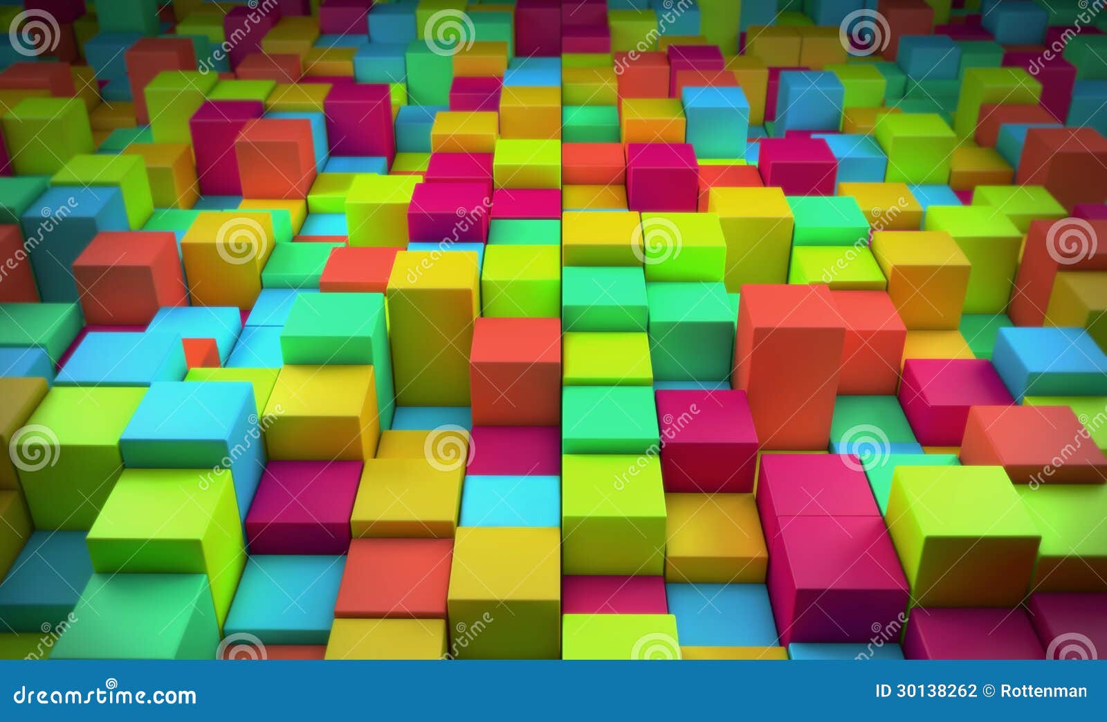 Abstract colorful cubes stock illustration. Illustration of group ...