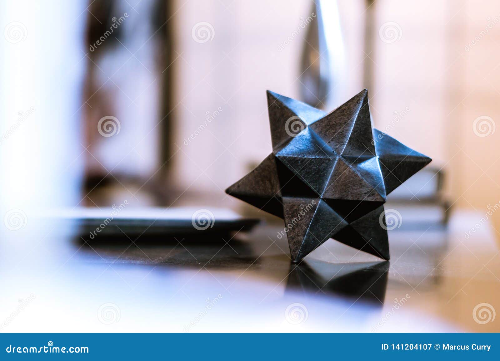 Random Abstract Geometrical Object Stock Image - Image of grey ...