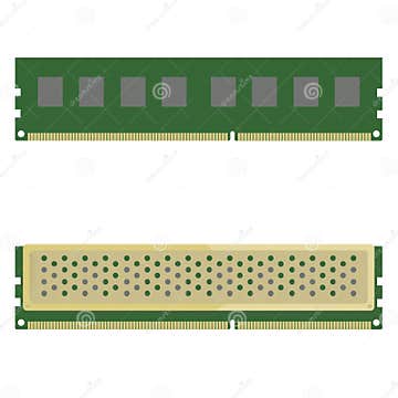 Random Access Memory Detailed. Vector Illustration Stock Vector ...