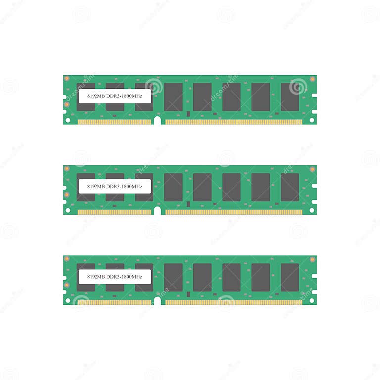 Random Access Memory stock vector. Illustration of computer - 84616494