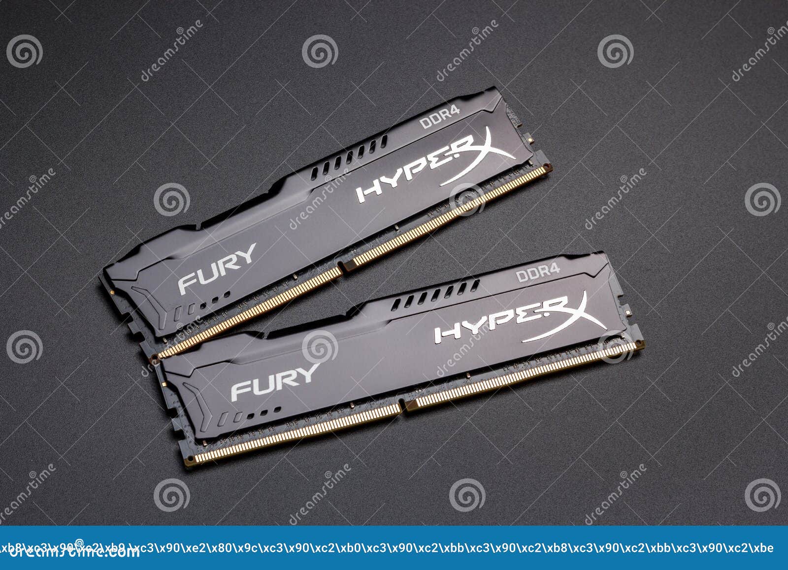 Random Access Memory RAM HyperX Fury DDR4. Editorial Photography ...