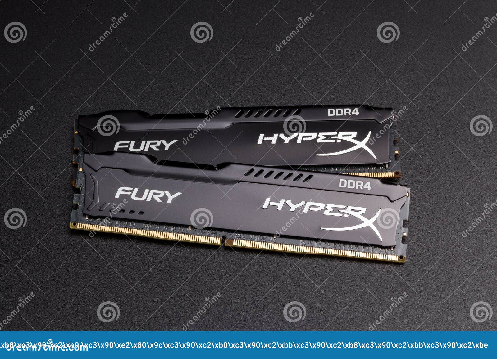 Random Access Memory RAM HyperX Fury DDR4. Editorial Stock Photo ...