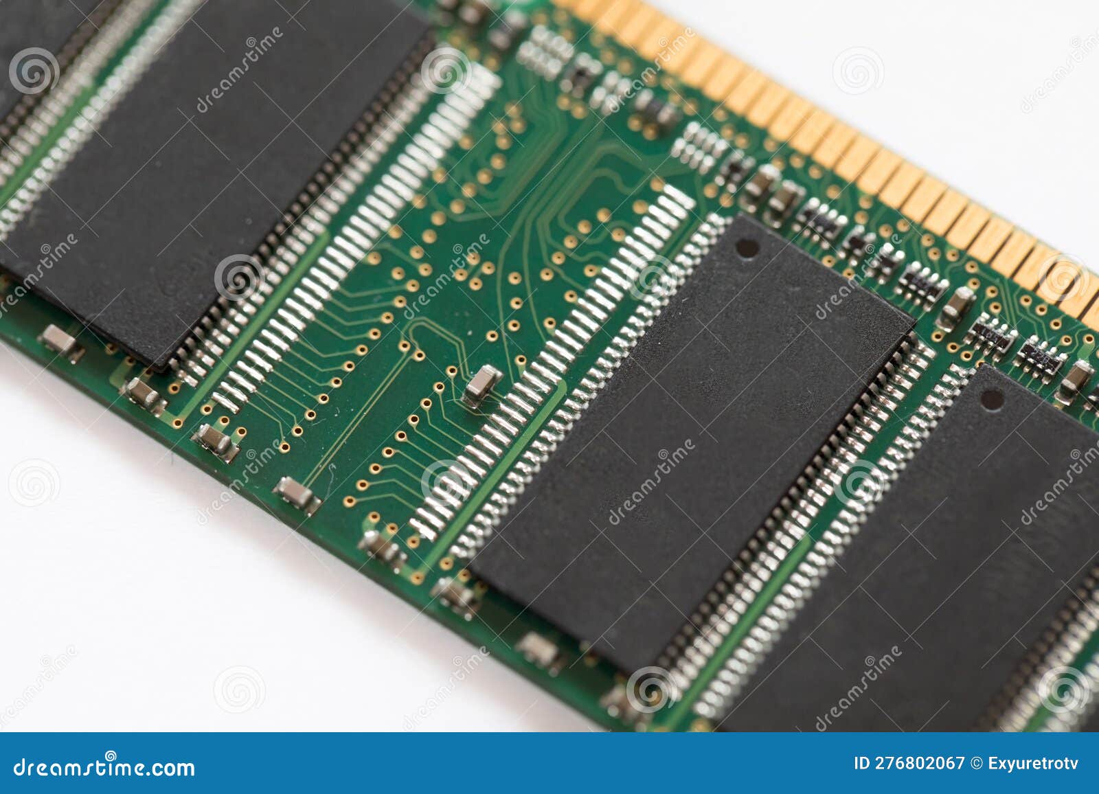 Random Access Memory or RAM Memory Module for Pc Computer Isolated on ...
