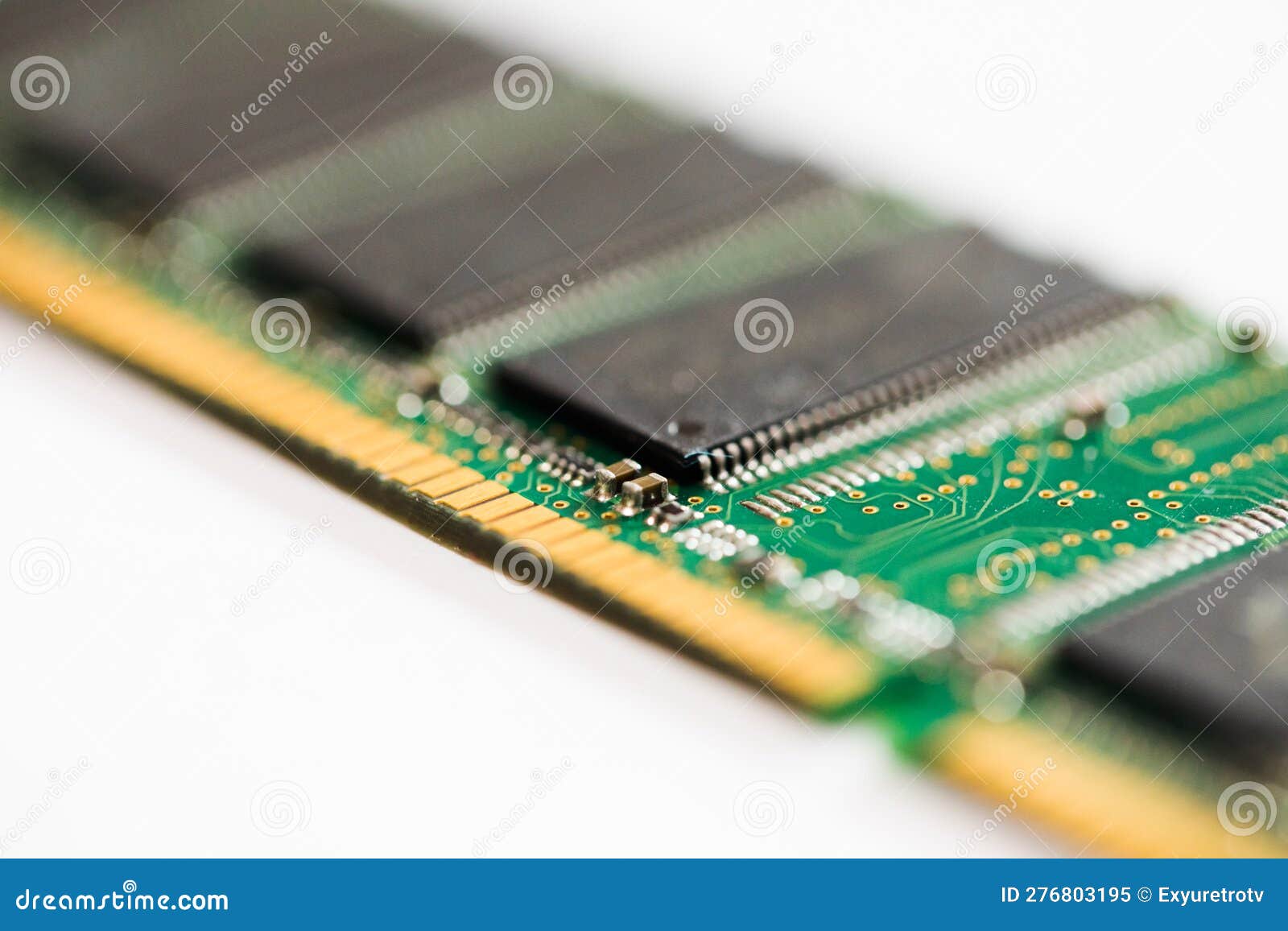 Random Access Memory or RAM Memory Module for Pc Computer Isolated on ...
