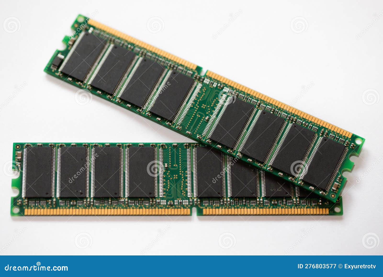 Random Access Memory or RAM Memory Module for Pc Computer Isolated on ...