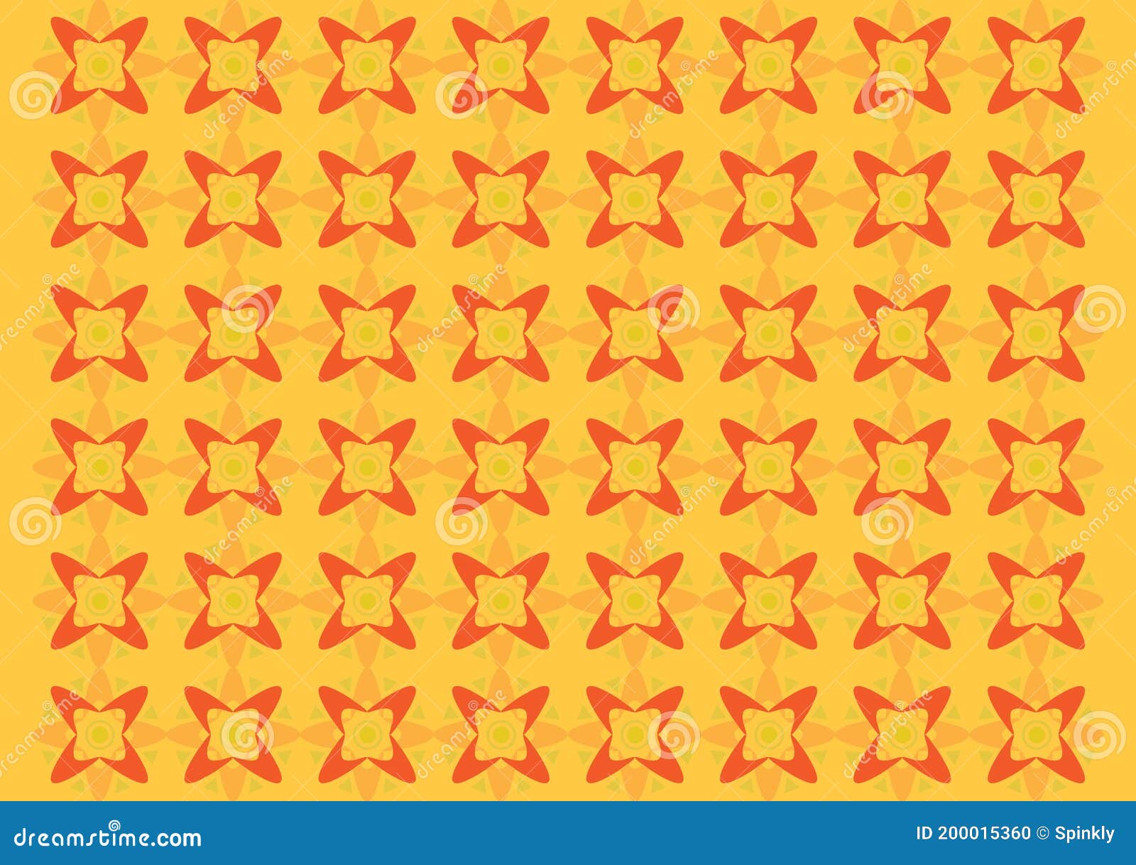 Random Ankara Print Pattern Design Stock Illustration - Illustration of ...