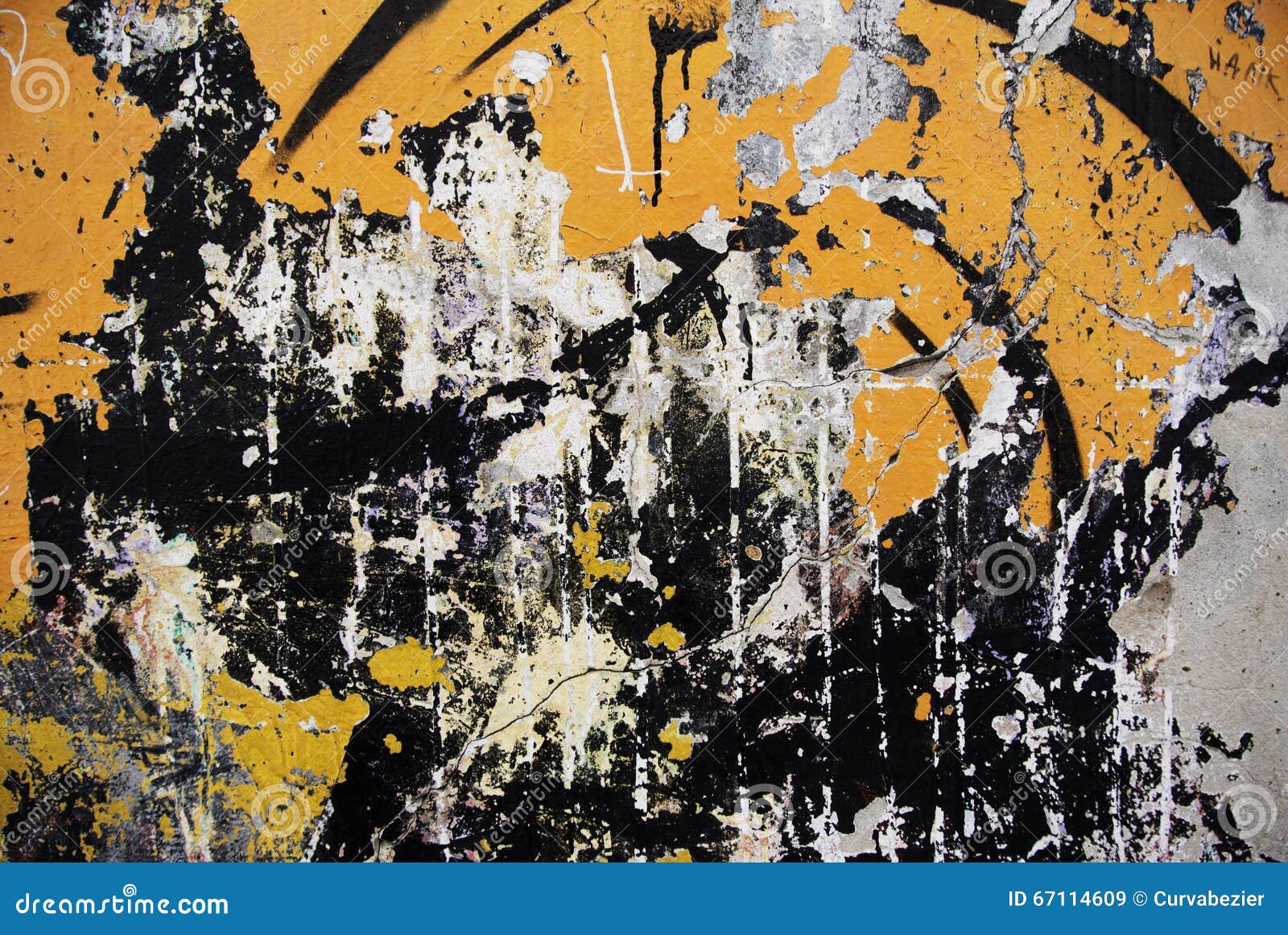 Random Background Collage Paint Texture on Wall Stock Image - Image of ...