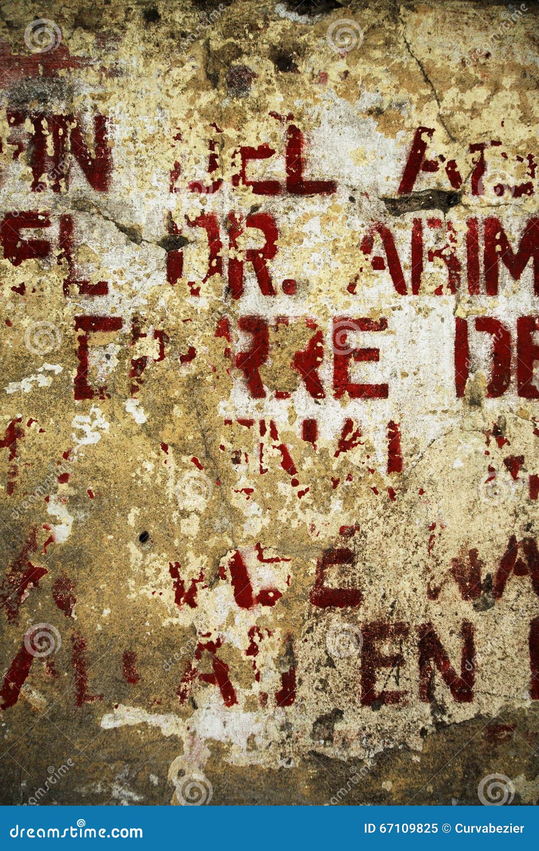 Random Background Painted Typography Texture on Wall Stock Image ...