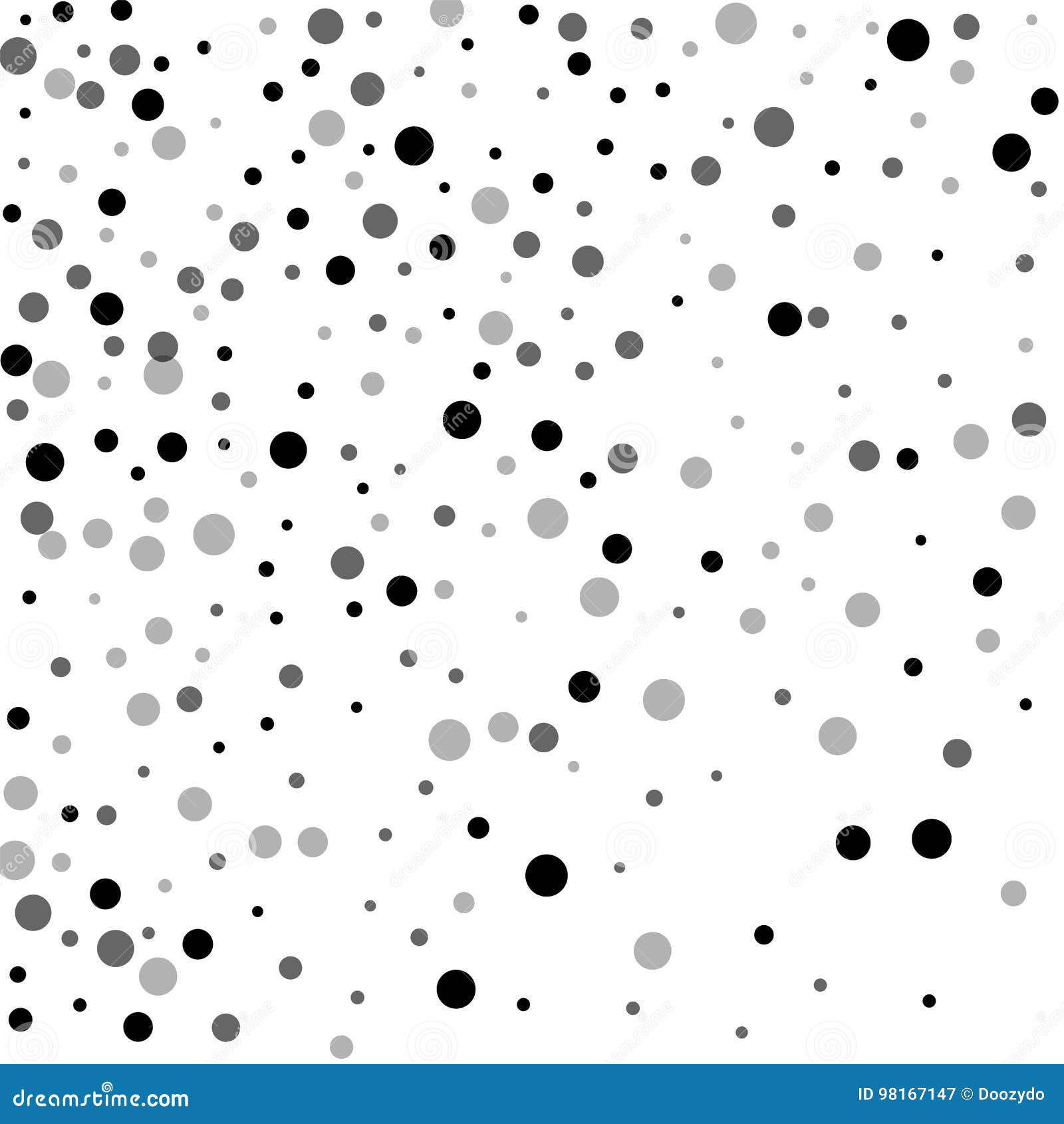 Random black dots. stock vector. Illustration of effect - 98167147