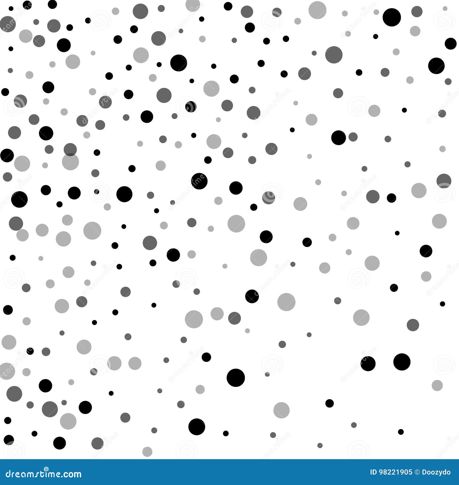 Random black dots. stock vector. Illustration of abstract - 98221905