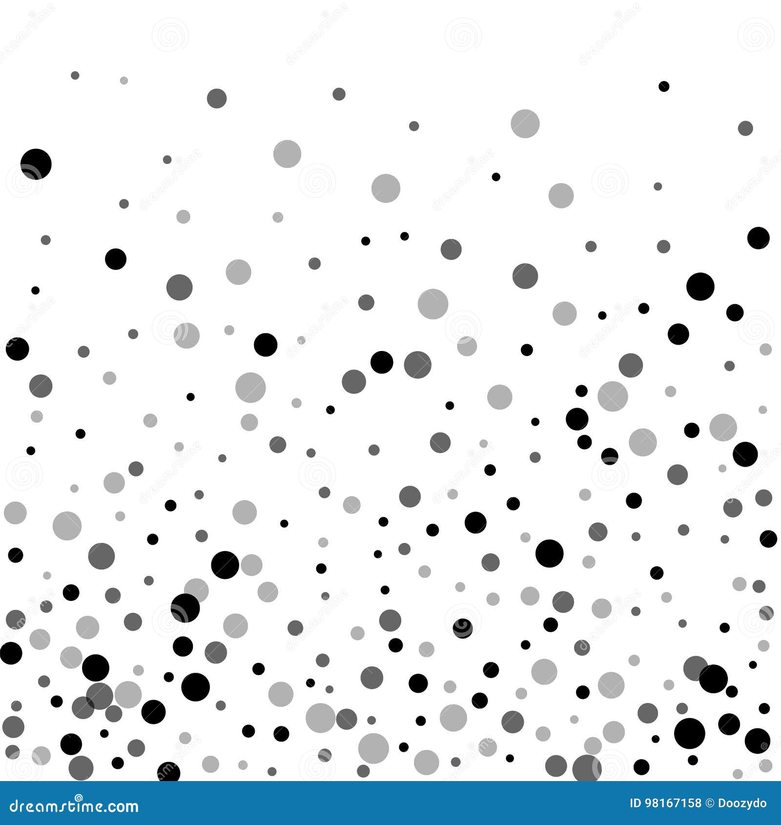 Random black dots. stock vector. Illustration of element - 98167158