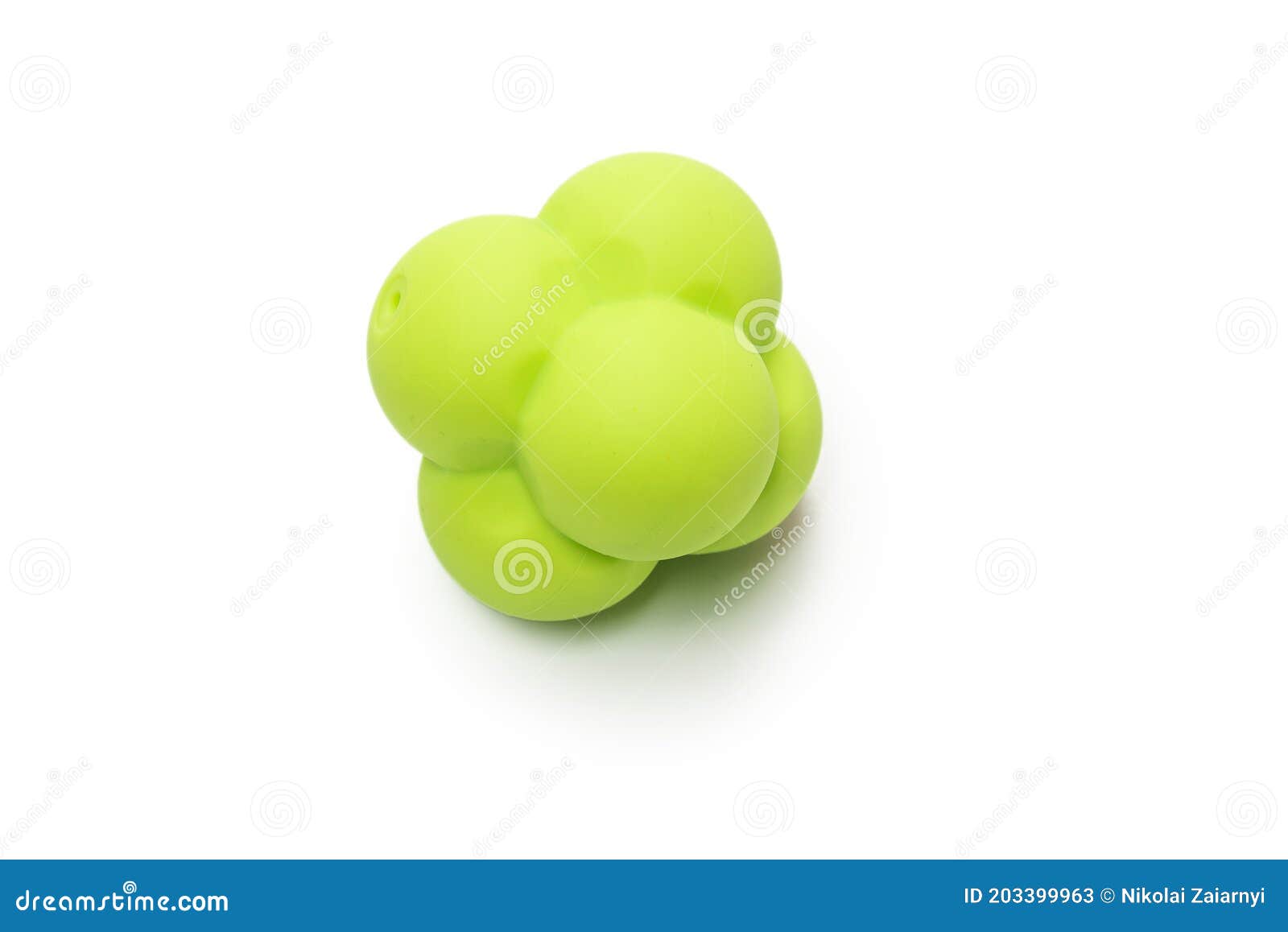Random Bouncing Ball Isolated on White Background Stock Image - Image ...