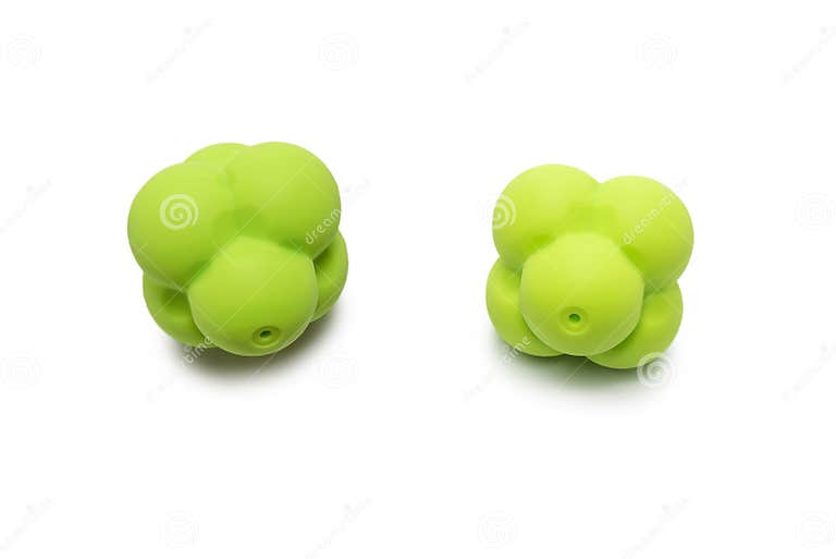 Random Bouncing Ball Isolated on White Background Stock Photo - Image ...
