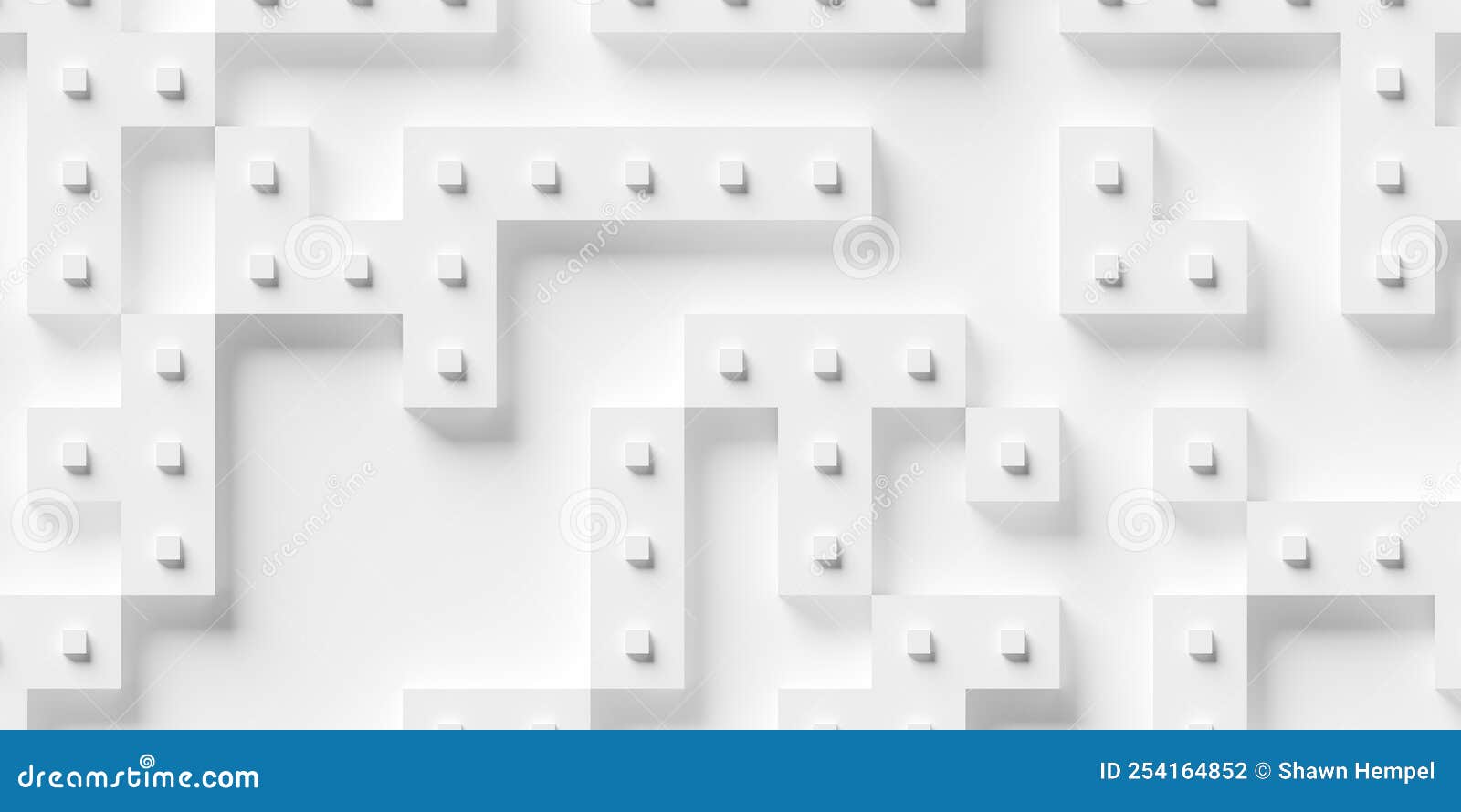 Random Inset Rounded White Cube Boxes Or Bricks Block Background ...