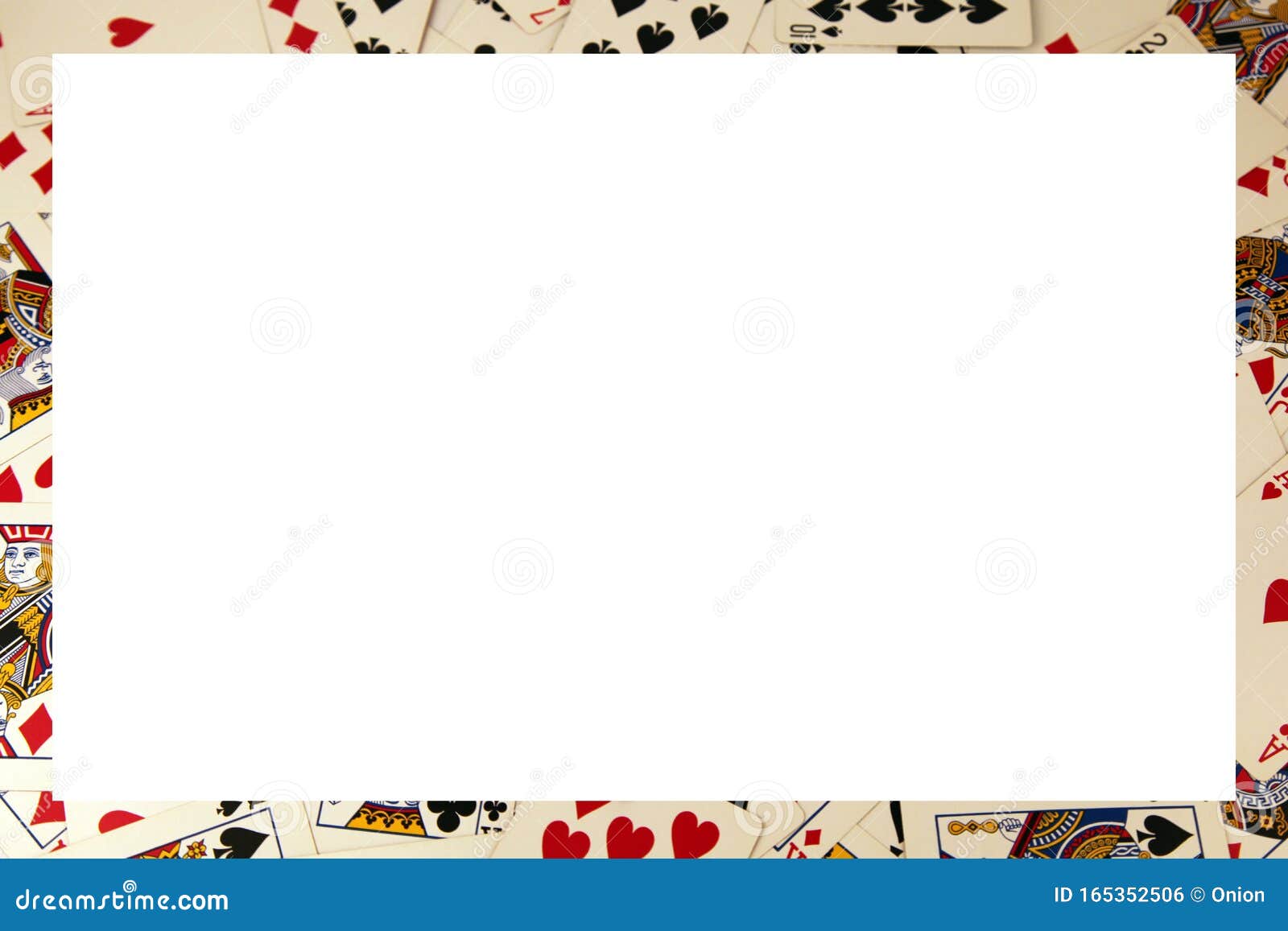 Random Playing Cards Together Forming a Background Stock Photo - Image ...